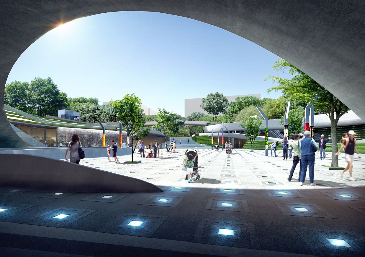 Gallery of Magok Central Plaza Winning Proposal / Wooridongin ...