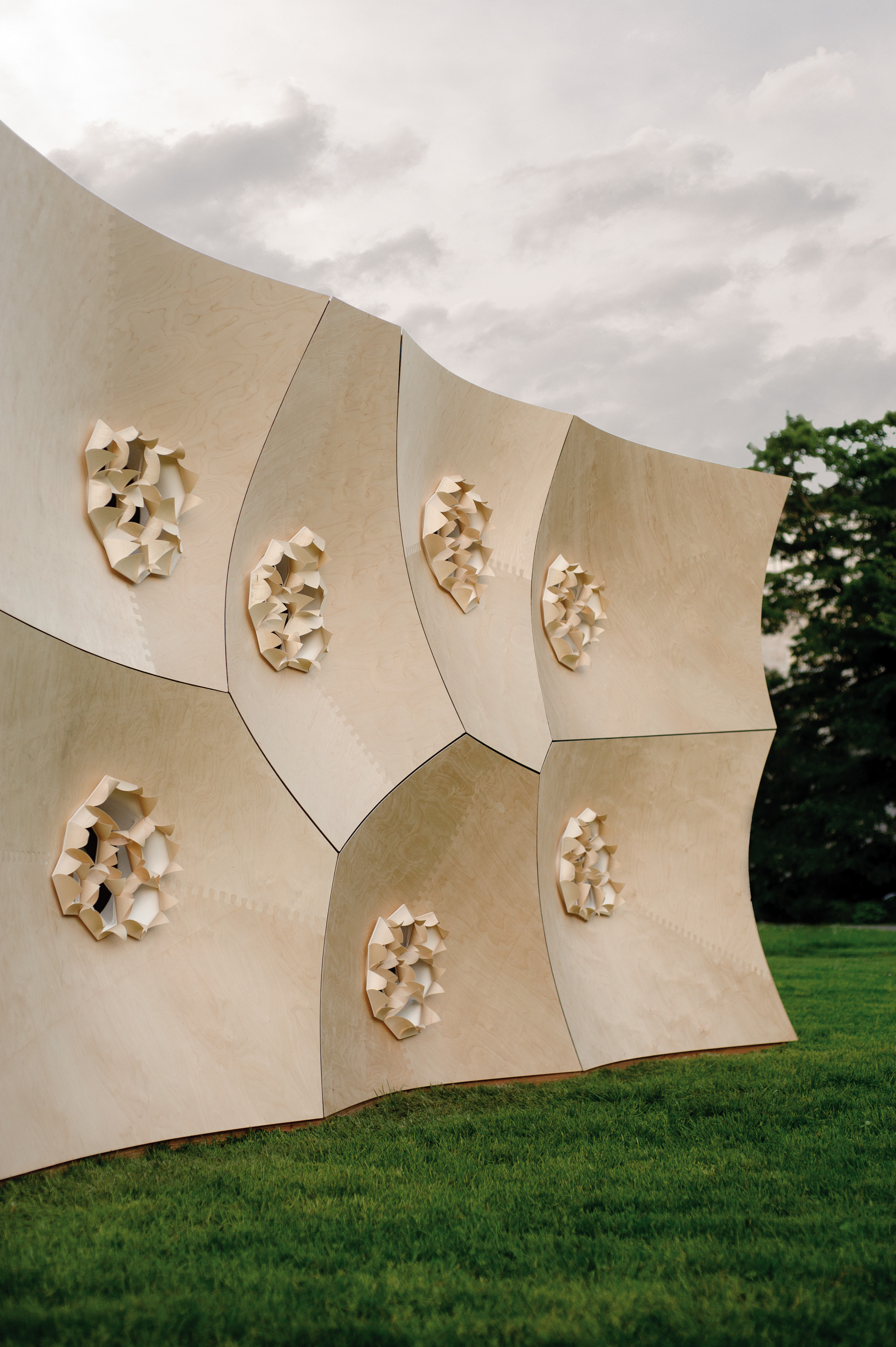 Galeria de HygroSkin - Pavilhão Sensível / Achim Menges Architect ...