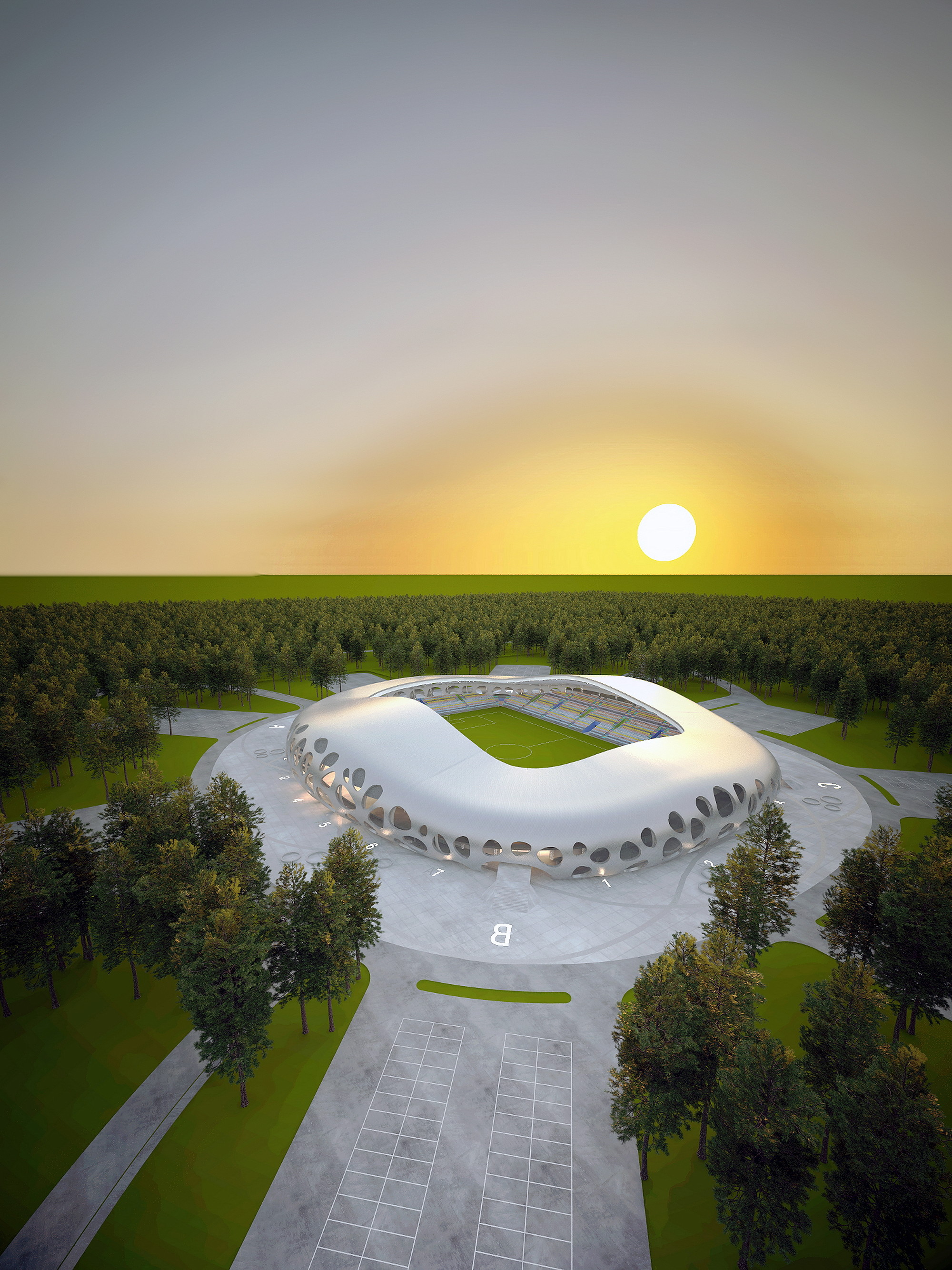 Galería de Estadio de Fútbol Borisov / OFIS Architects - 17