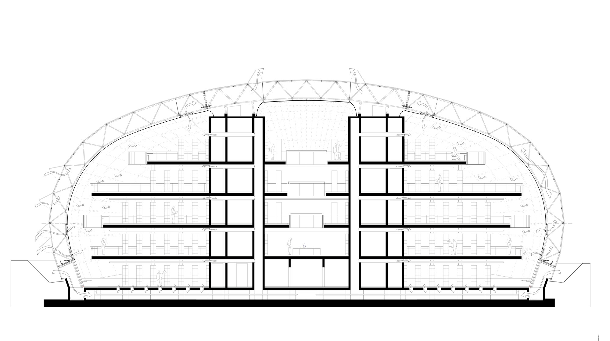 Gallery of Free University's Philology Library / Foster + Partners - 25