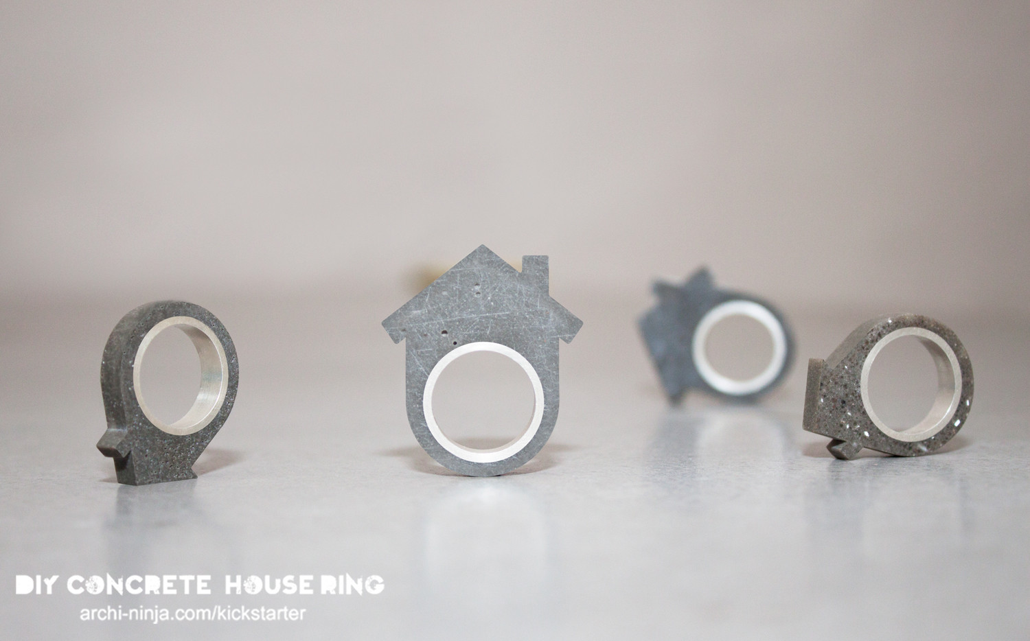 Gallery of Kickstarter: DIY Concrete House Ring - 2
