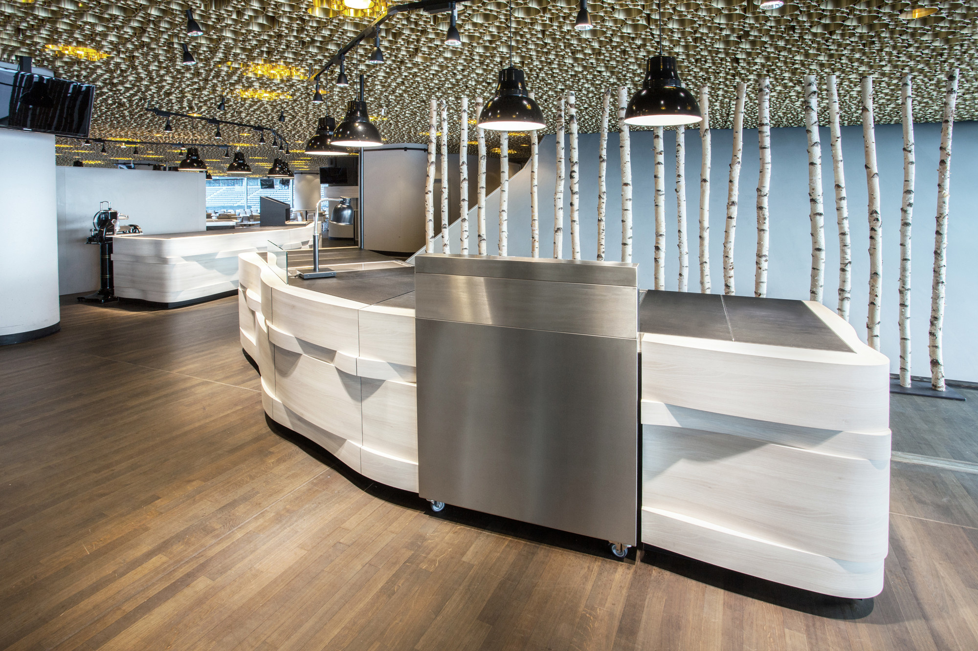 Gallery of Business Club in the Allianz Arena / CBA Clemens Bachmann ...