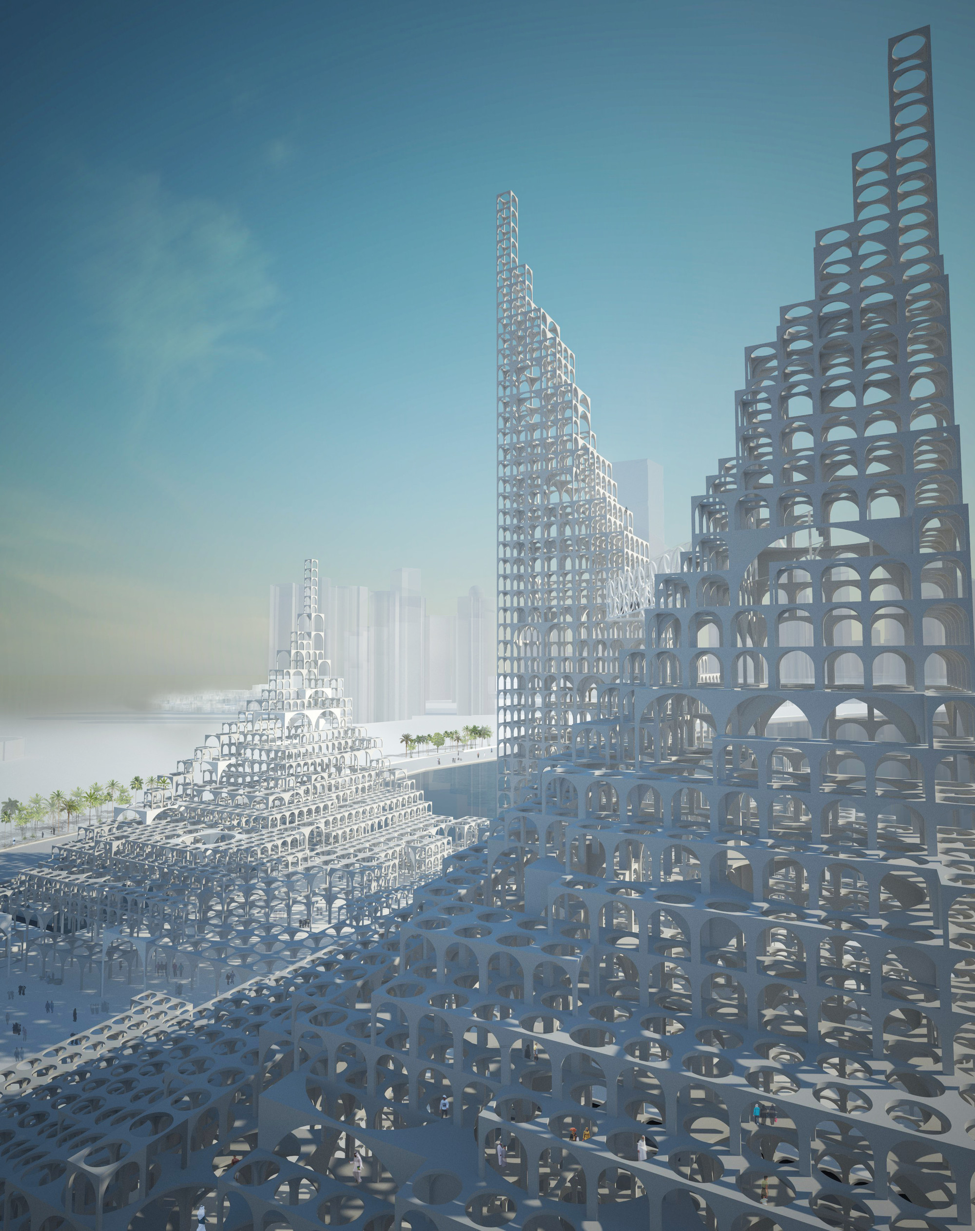 Gallery of Sou Fujimoto Proposes "Mirage-Like" Landmark for Middle East ...