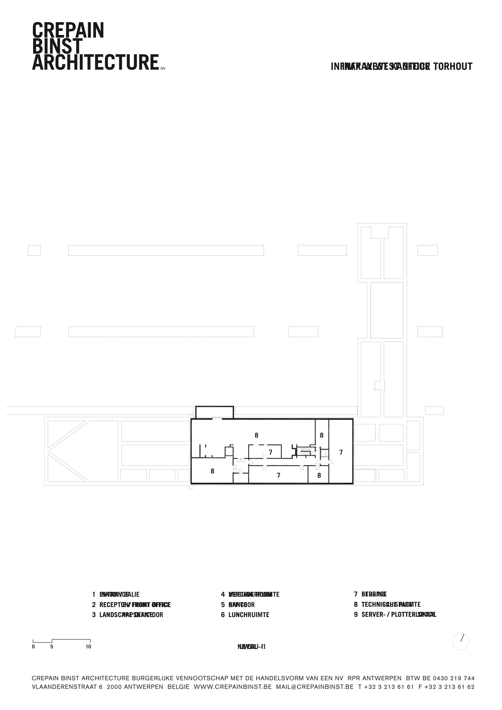 Galería de Oficinas Infrax West Torhout / Crepain Binst Architecture - 11