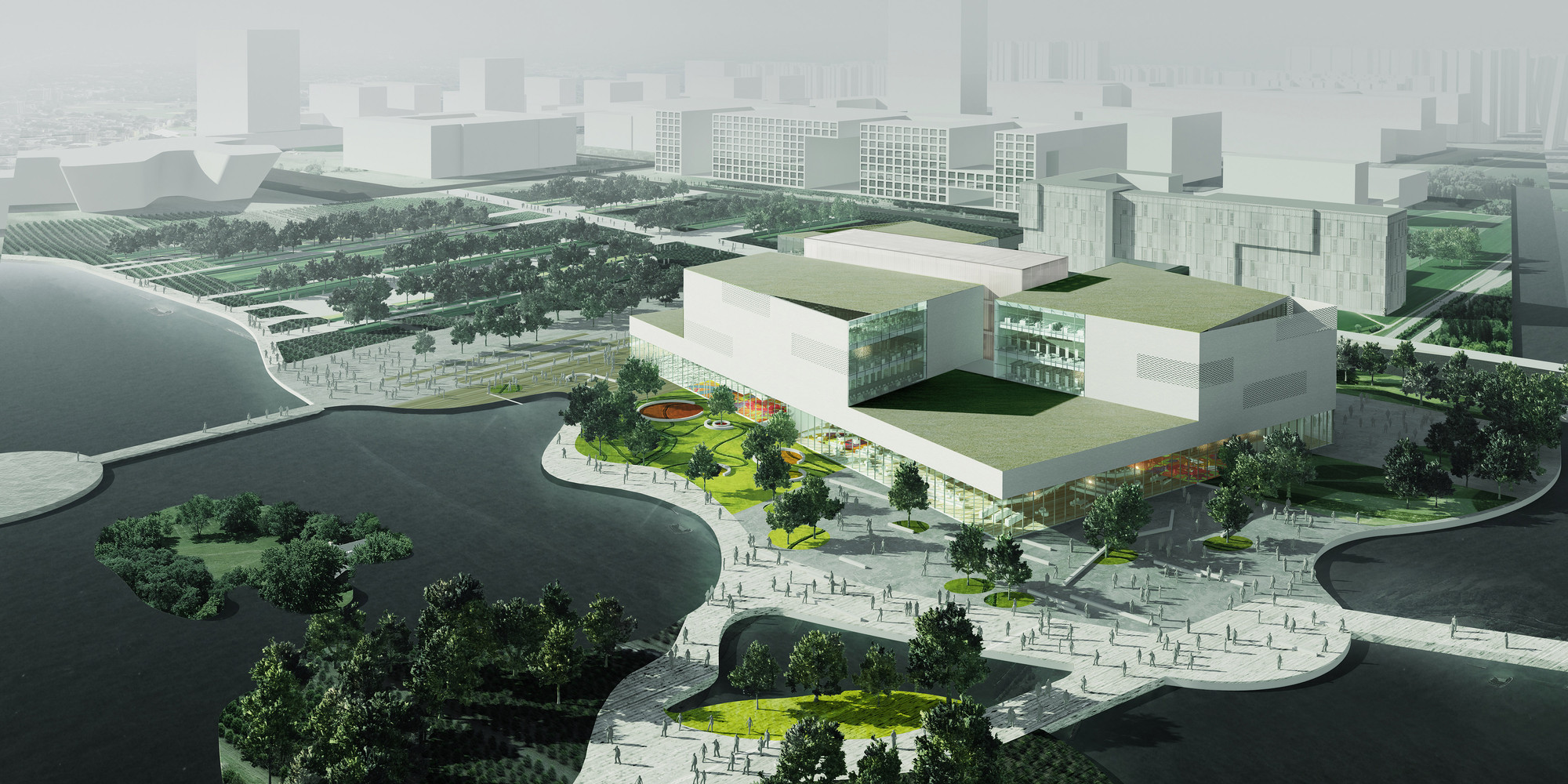 Gallery of schmidt hammer lassen Wins Competition to Design Ningbo's ...