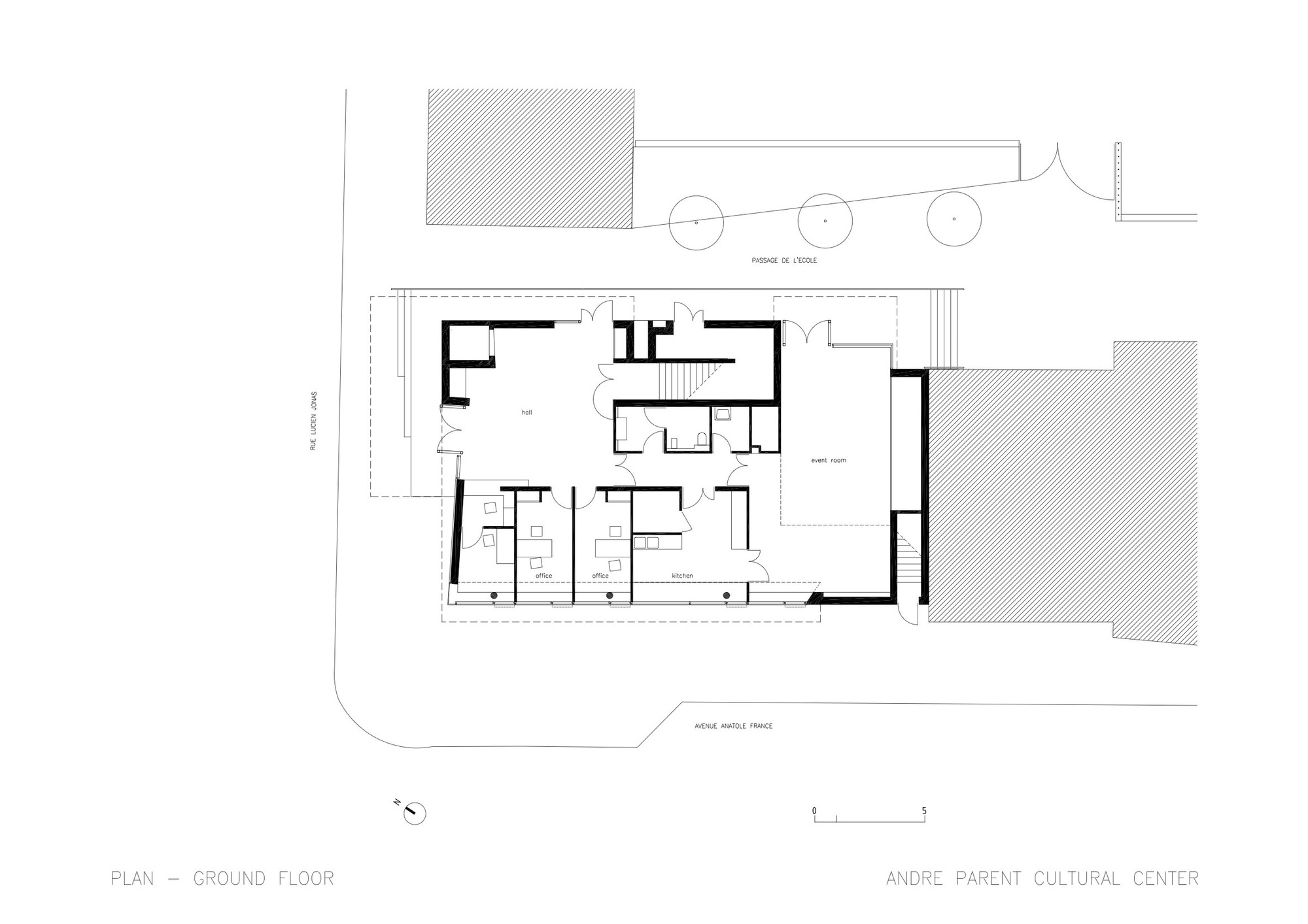 Galería de Centro Cultural André Parent / Olivier Werner Architecte - 15