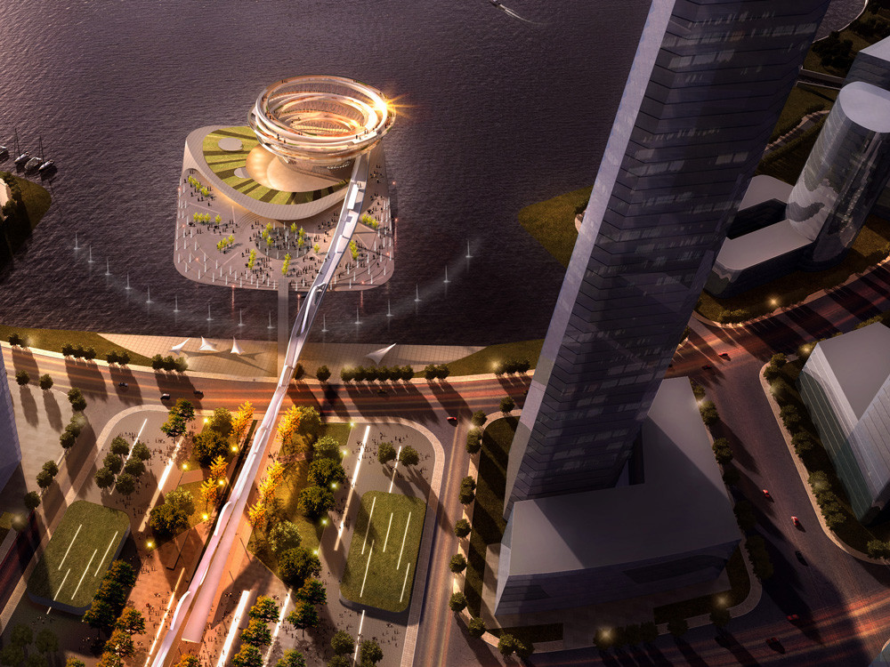 Gallery of KSP Designs Floating 'Urban Helix' for Changsha - 2