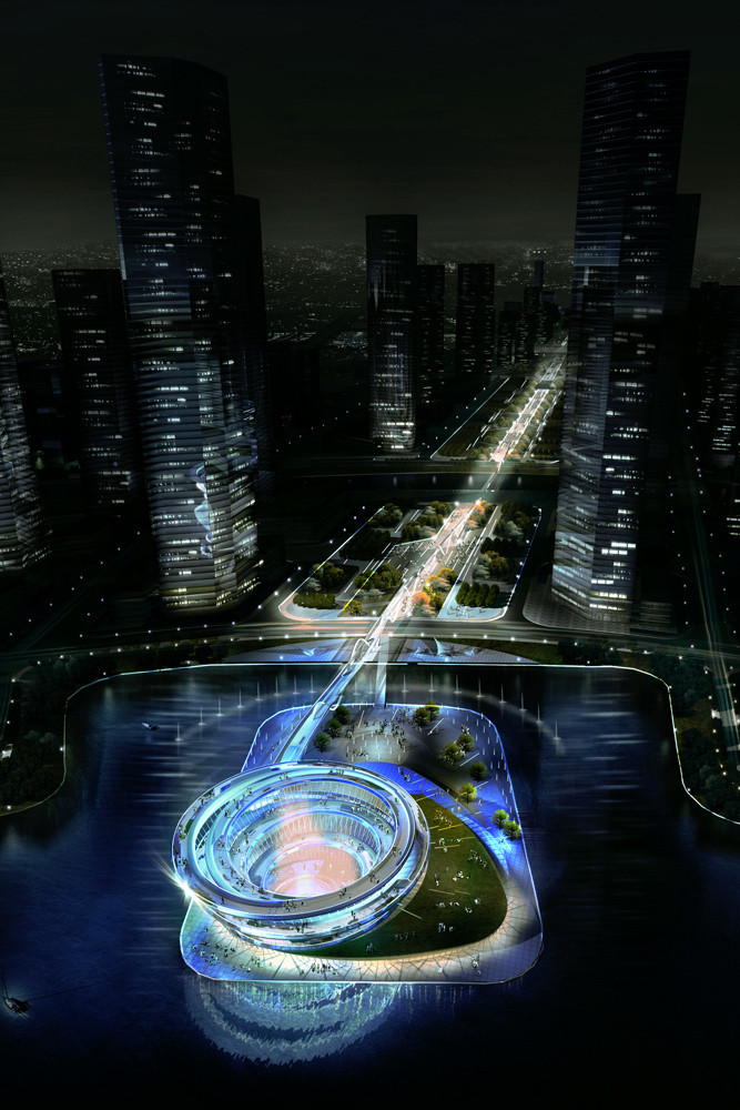 KSP Designs Floating 'Urban Helix' for Changsha | ArchDaily