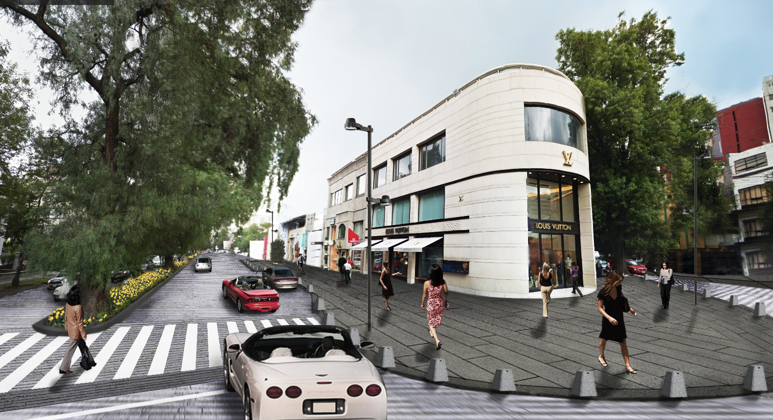 Galería de Regeneración urbana de la Avenida Presidente Masaryk, Ciudad ...