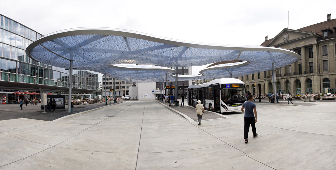 Gallery of Aarau Bus Station Canopy / Vehovar & Jauslin Architektur - 5