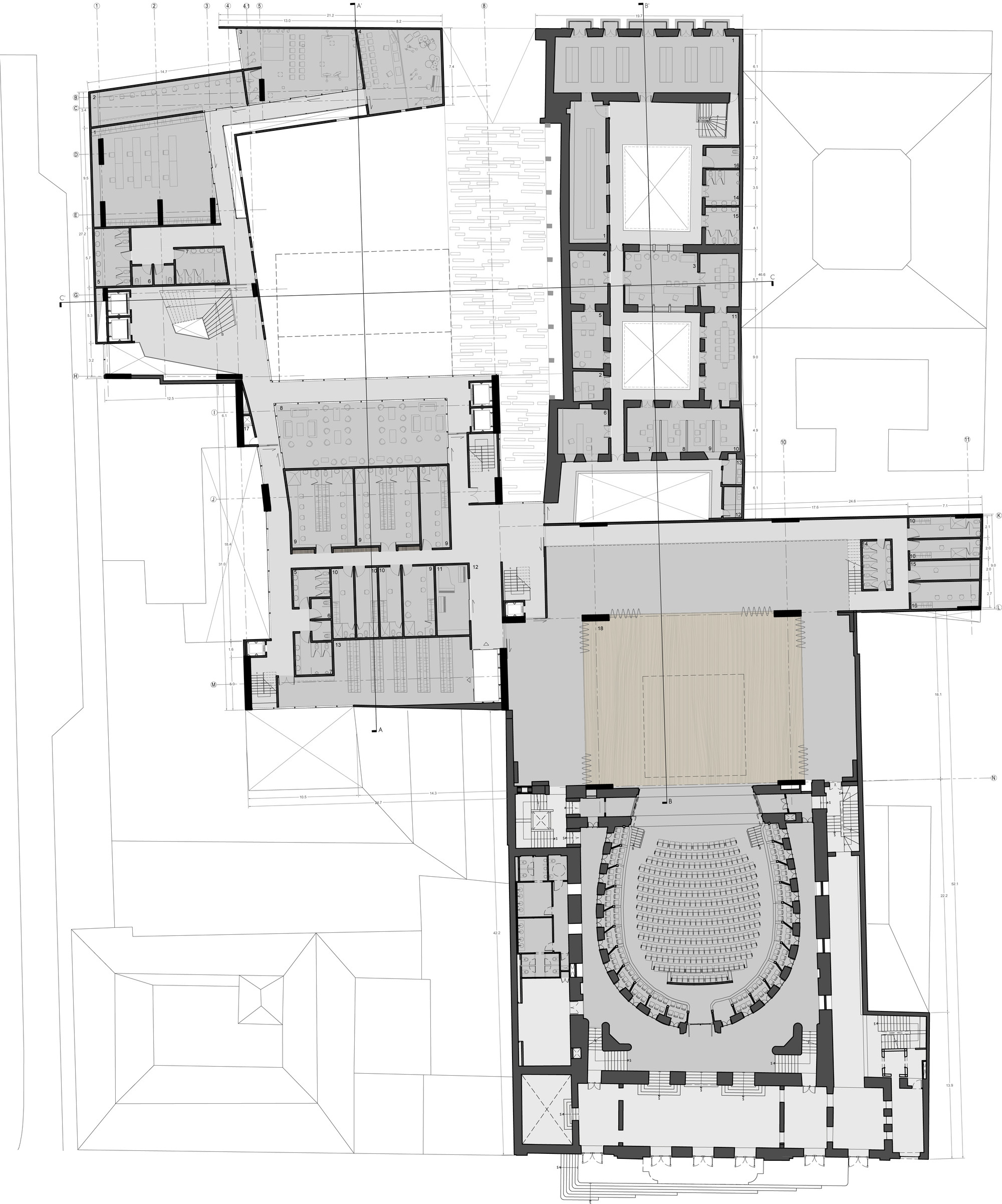 Galería de Primer Lugar Concurso Internacional: Ampliación del Teatro ...