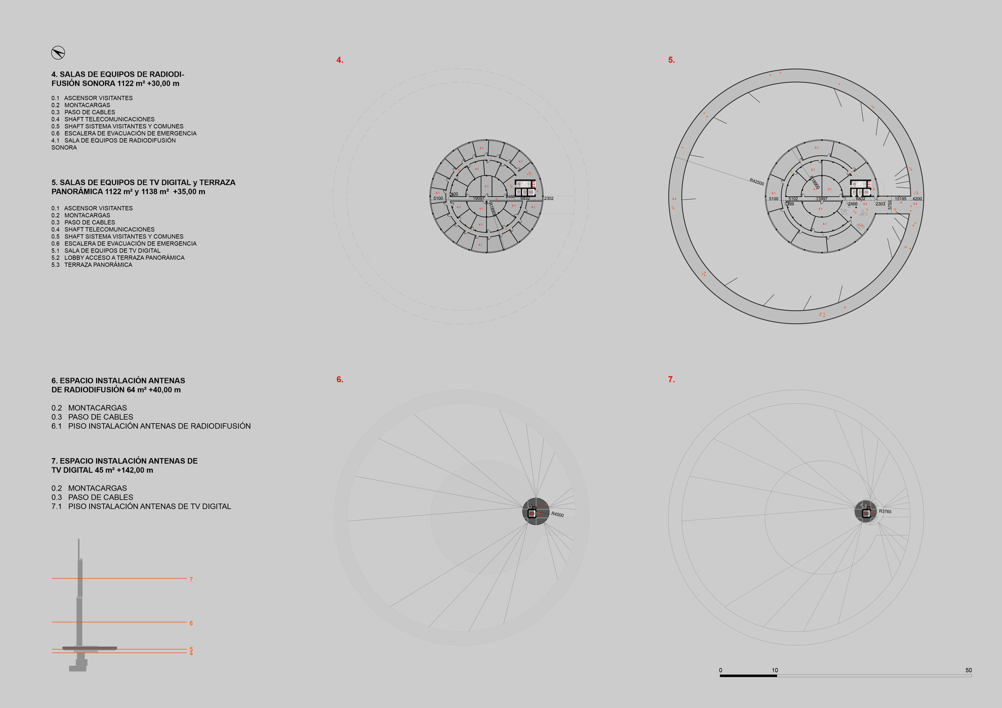 Galería de Tercer Lugar Concurso Torre Antena Santiago: Architects of ...