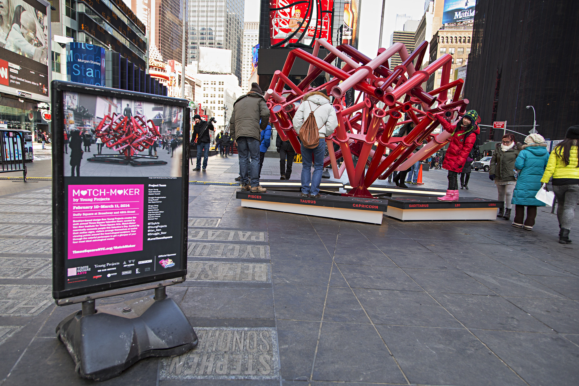 Gallery of Young Projects Play “Match-Maker” in Times Square - 6
