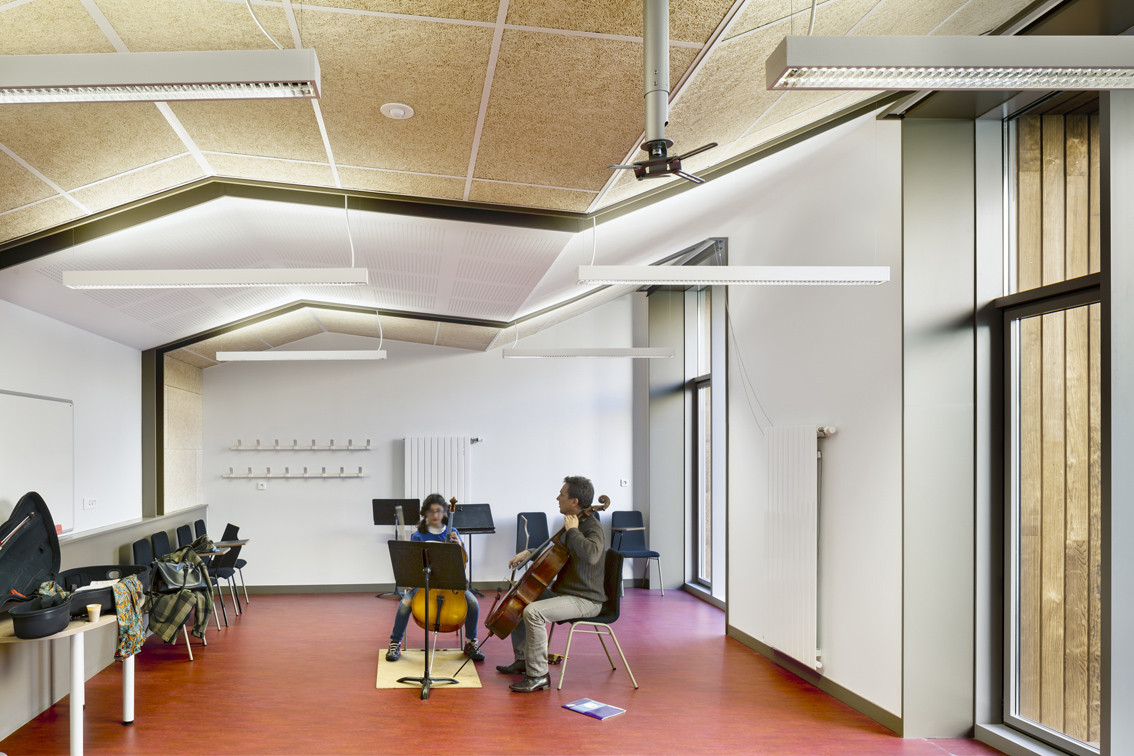 Gallery of Music Conservatory in Paris' 17th Arrondissement / Basalt ...