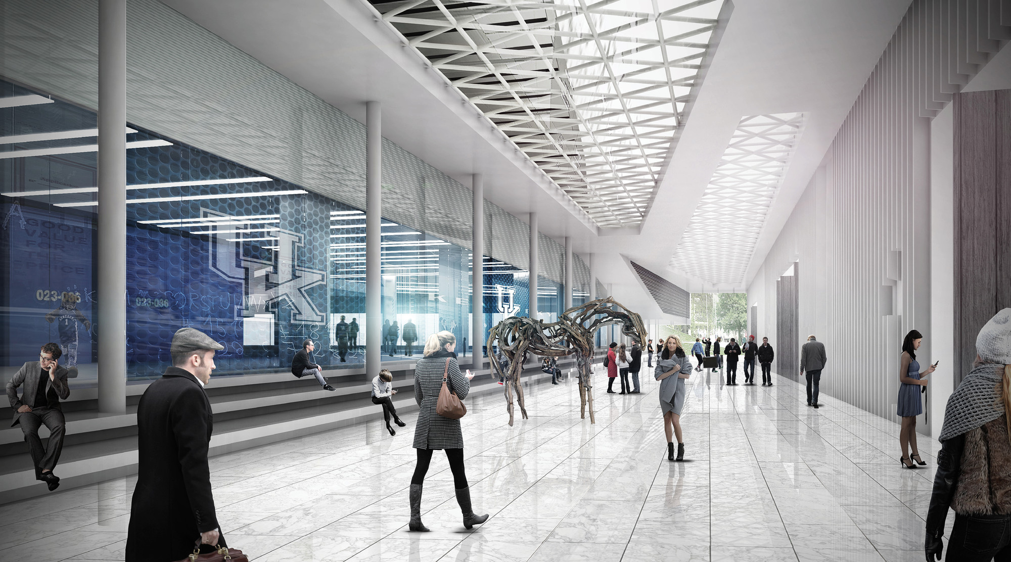 Gallery of NBBJ Unveils $310 Million Renovation for Kentucky's Rupp ...