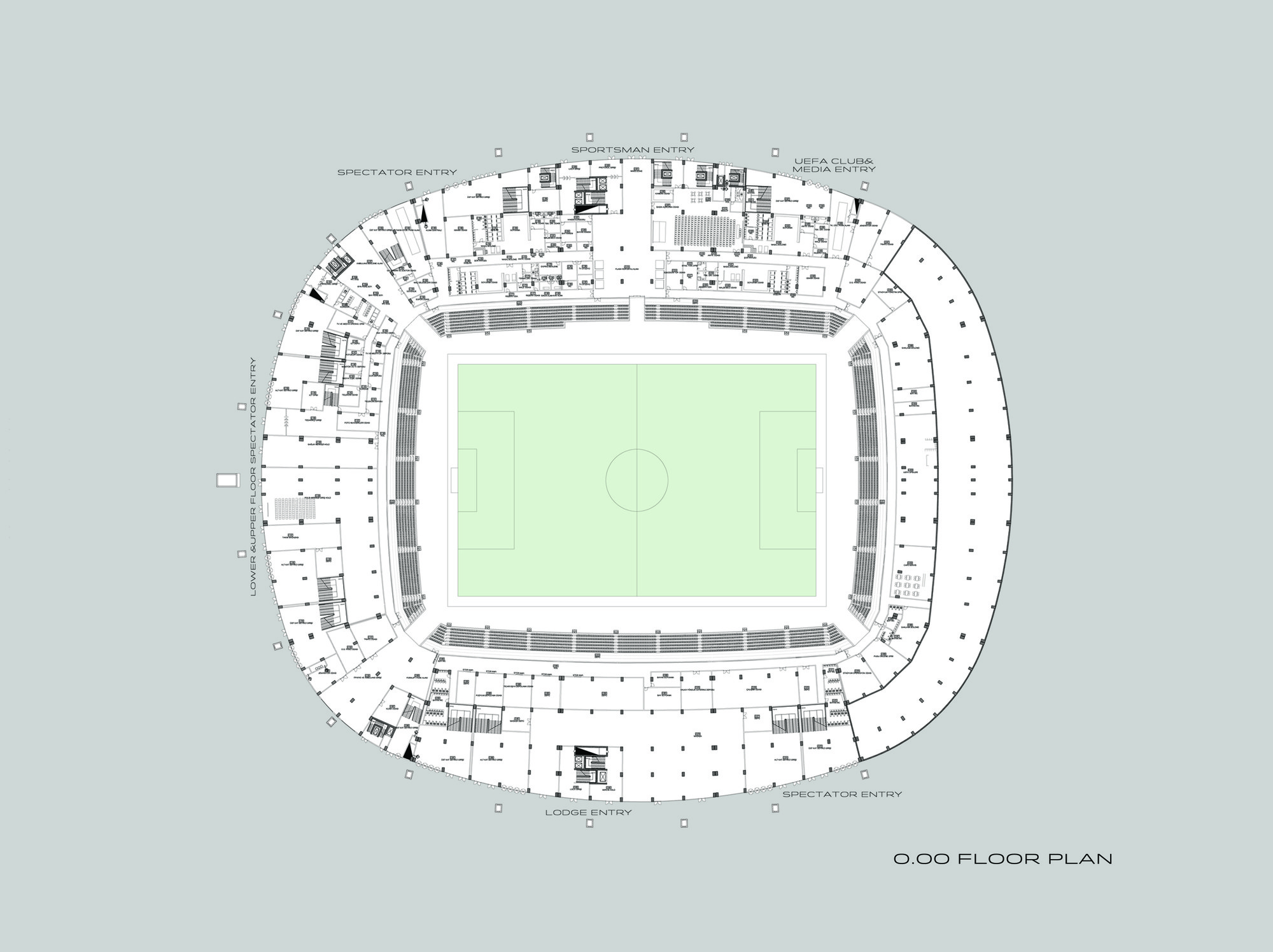 Gallery of Mersin Stadium / Bahadir Kul Architects - 21