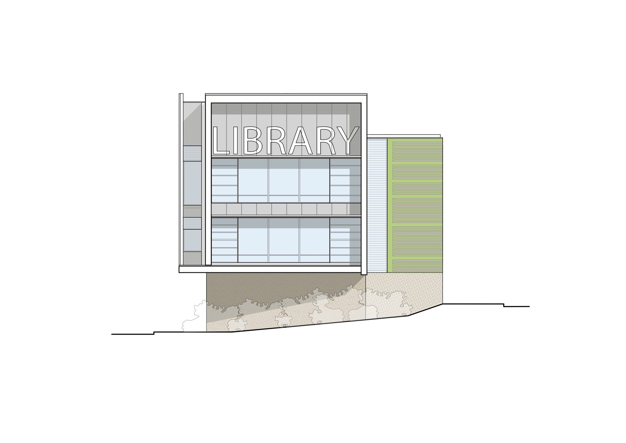 Gallery of Helensvale Branch Library and CCYC / Lahznimmo Architects ...