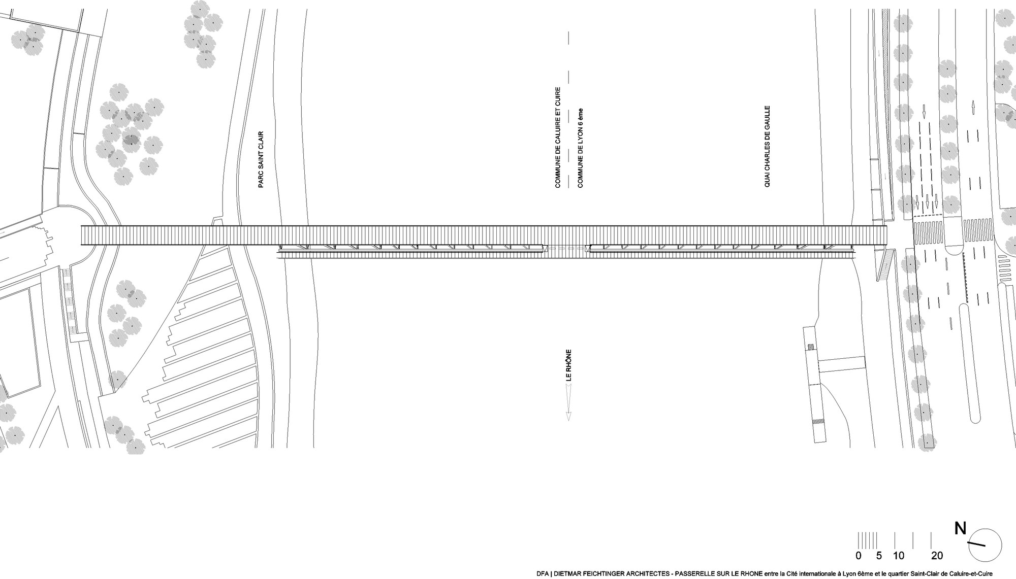 Gallery of Passerelle de la Paix / Dietmar Feichtinger Architectes - 37