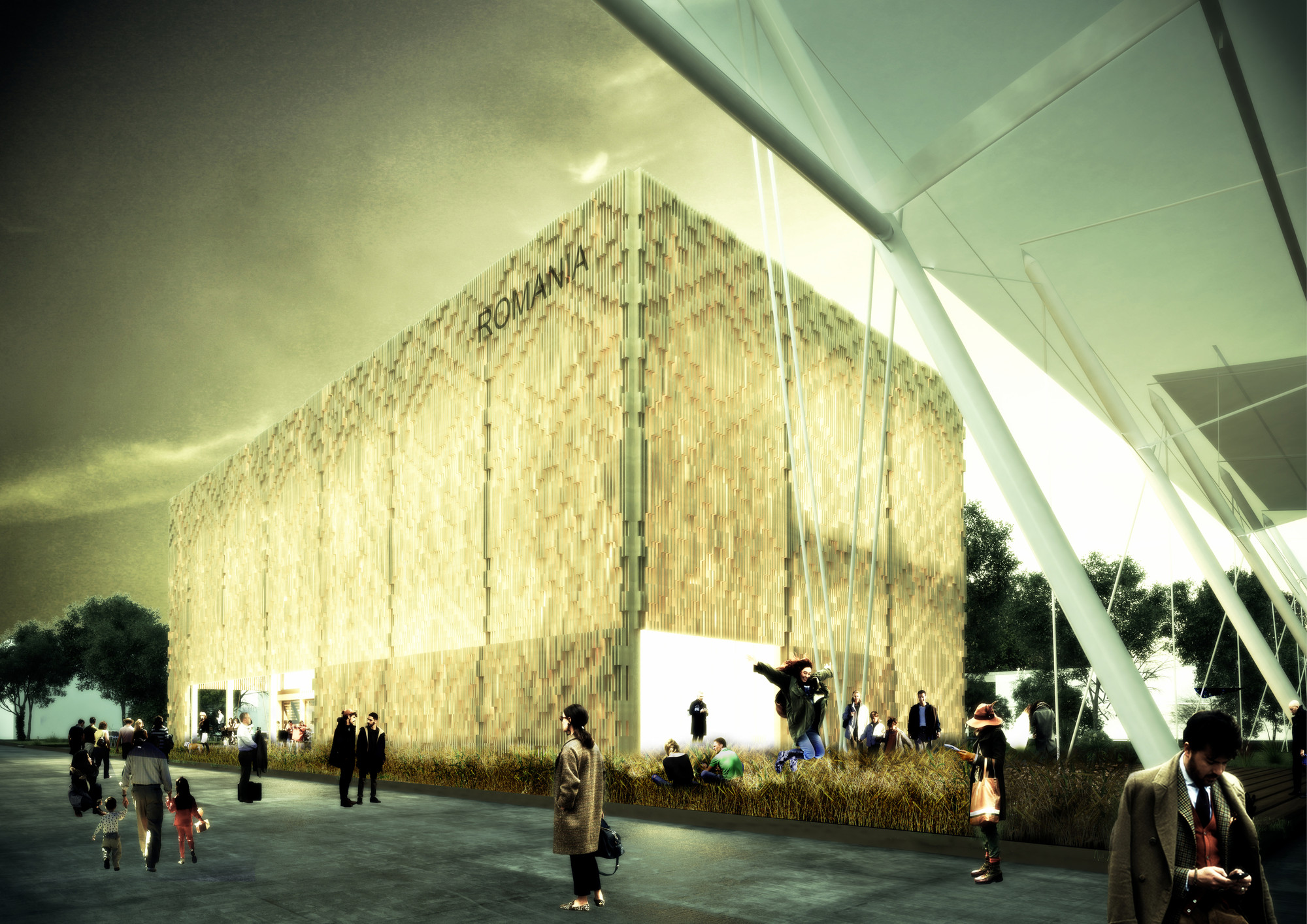 Gallery of Competition Entry: Romanian Pavilion (Milan Expo 2015 ...