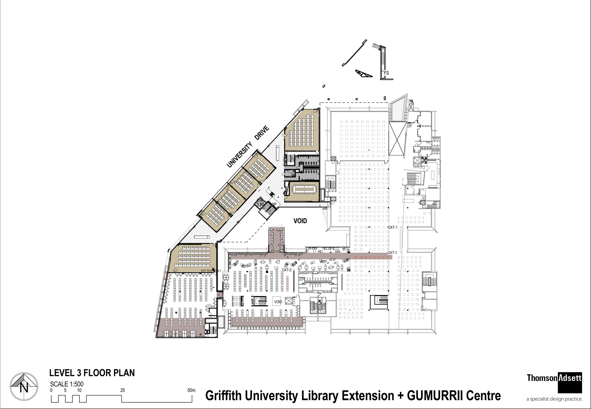 Gallery of Griffith University G11 Library / ThomsonAdsett - 13