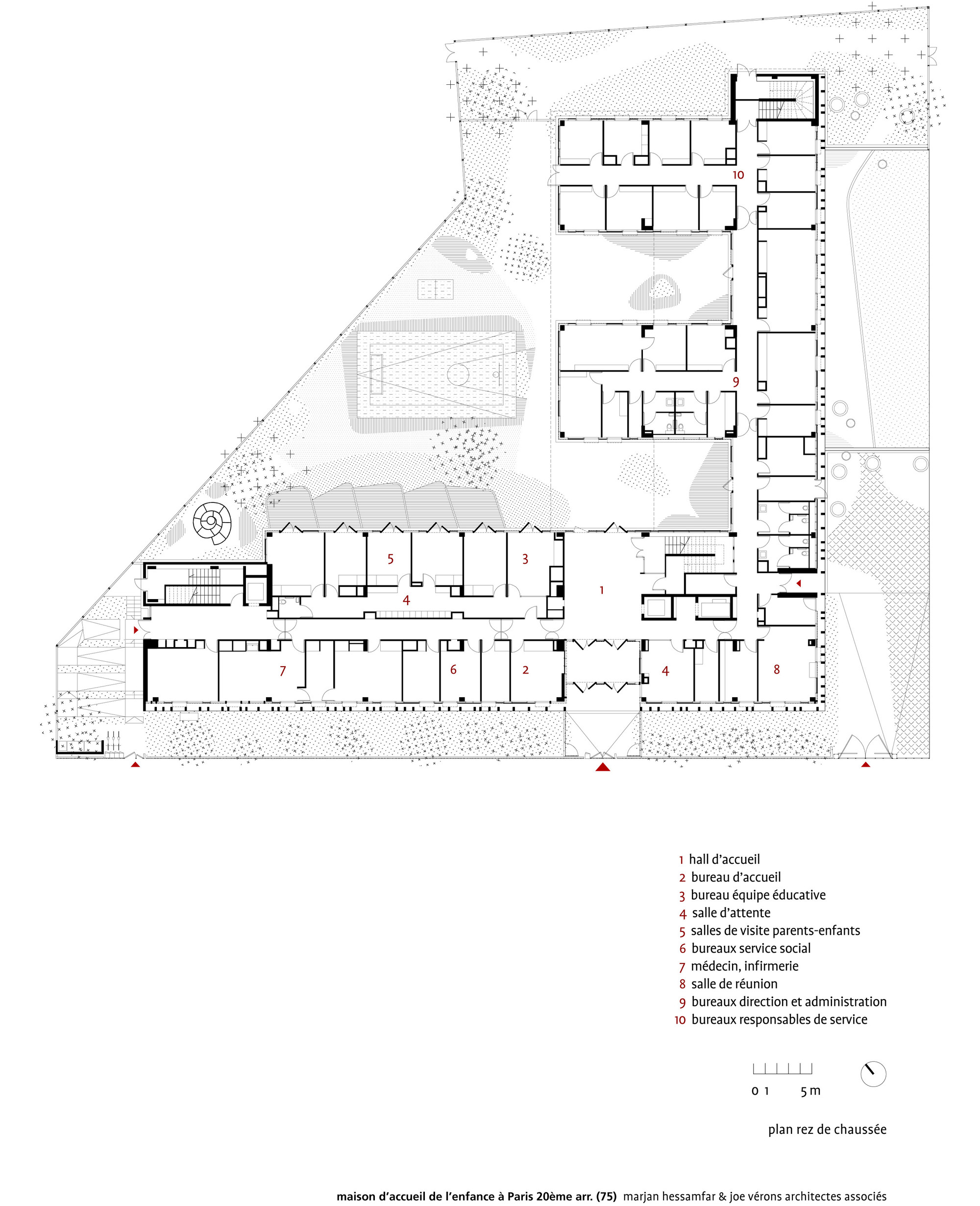 Gallery of Welfare Centre for children and teenagers in Paris / Marjan ...