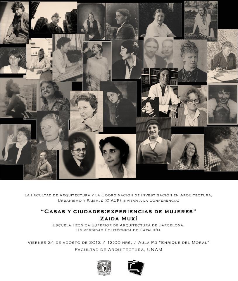 Conferencia de Zaida Muxi: "Casas y Ciudades: Experiencias de Mujeres ...