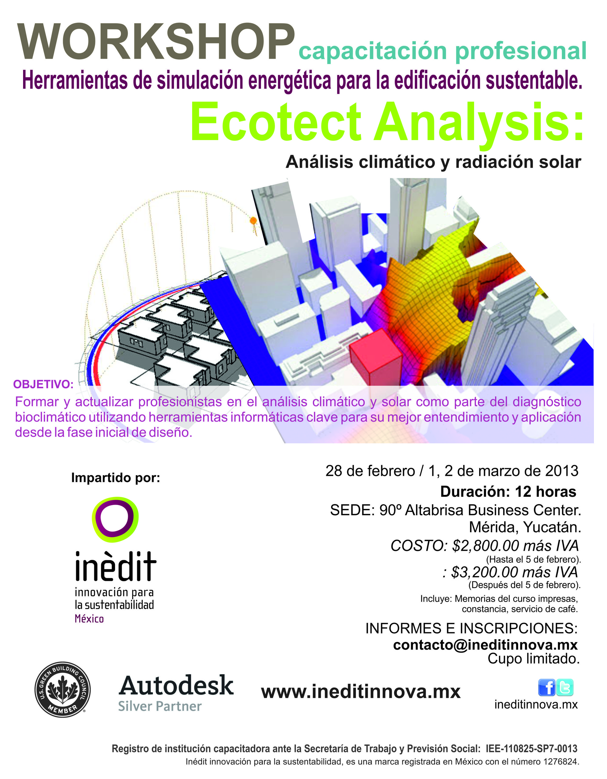 Workshop: Ecotect Analysis: Análisis climático y radiación solar ...