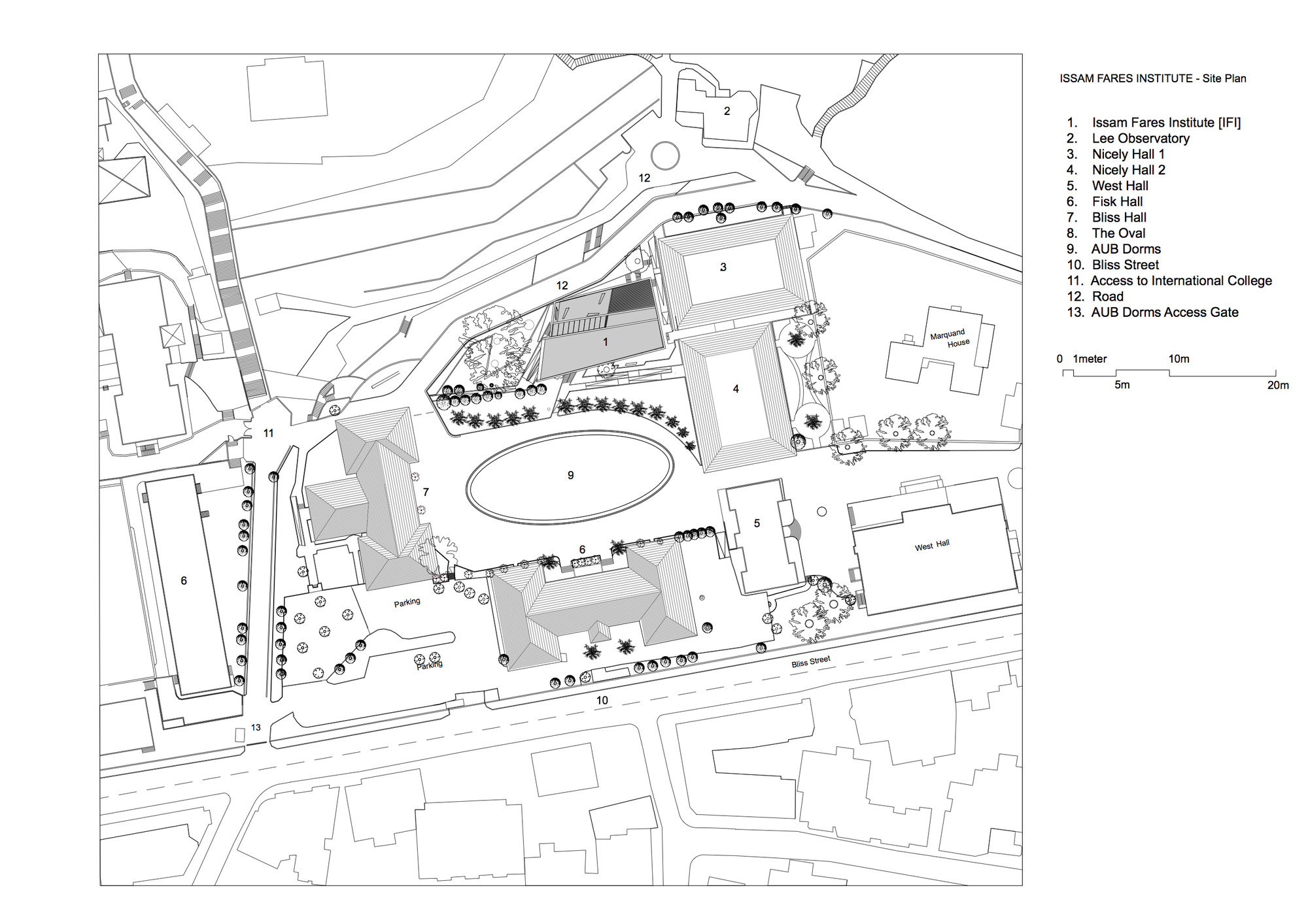 Gallery of Issam Fares Institute – American University of Beirut / Zaha ...