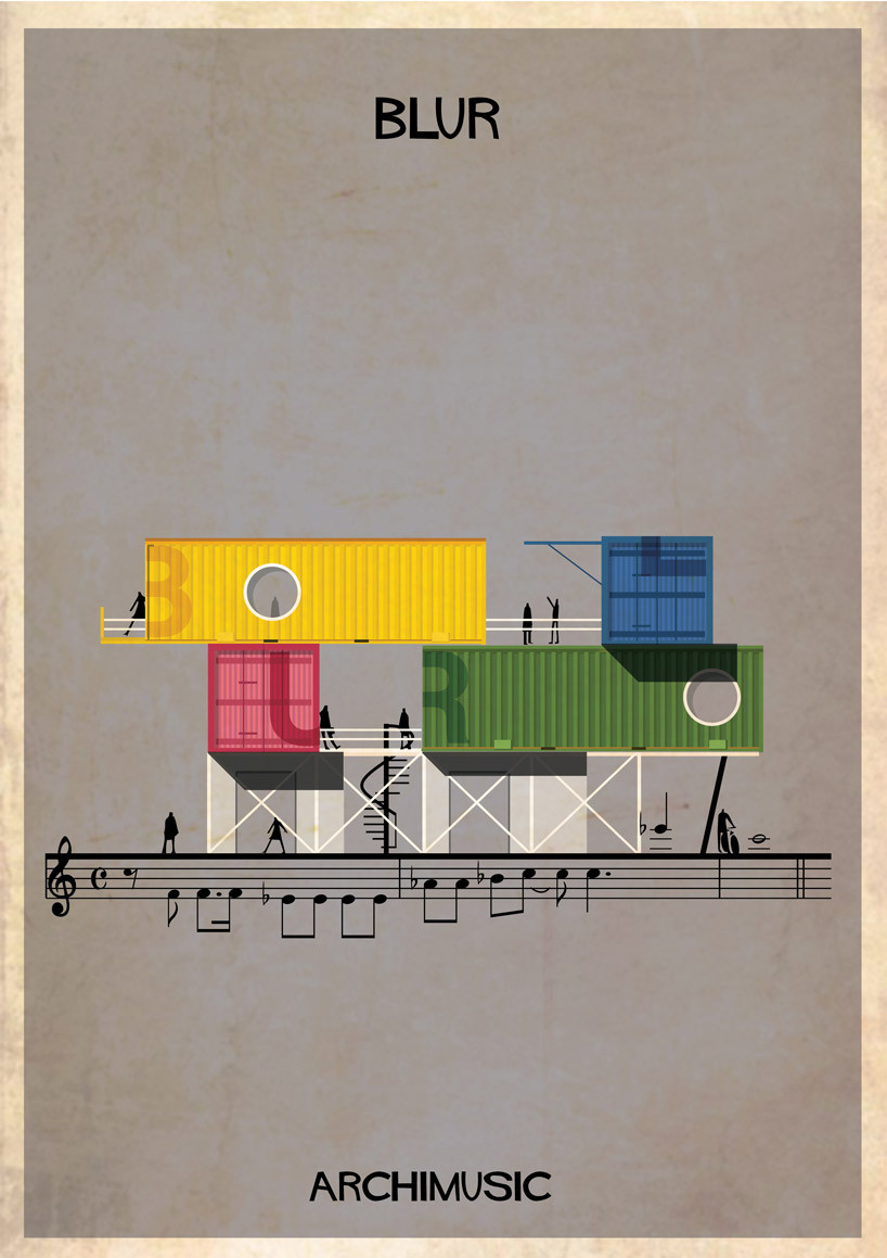 Gallery of ARCHIMUSIC: Illustrations Turn Music Into Architecture - 18