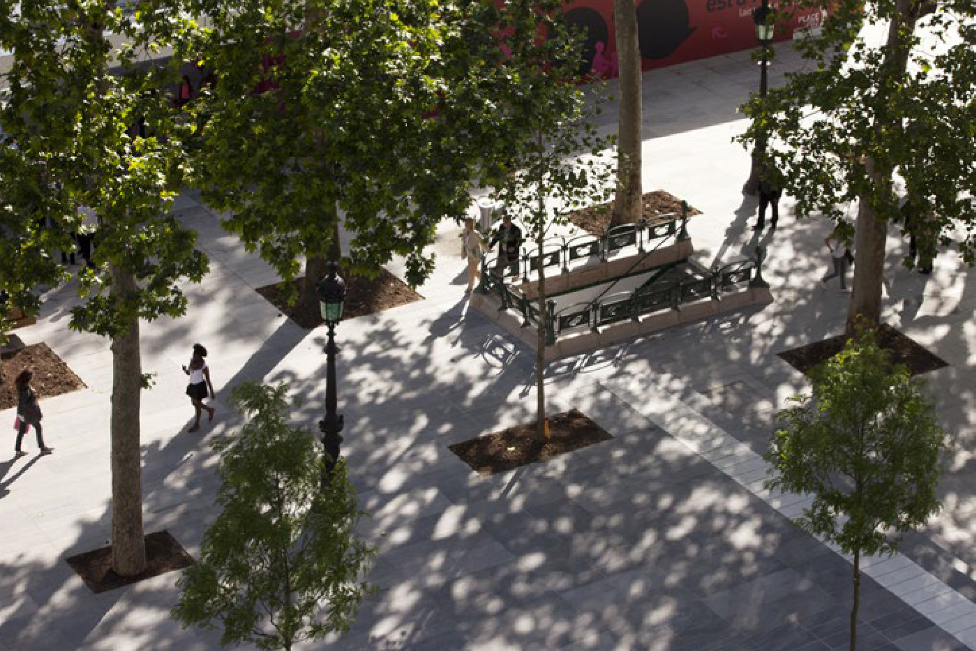 Galería de Arquitectura y Paisaje: la mayor plaza peatonal de París ...