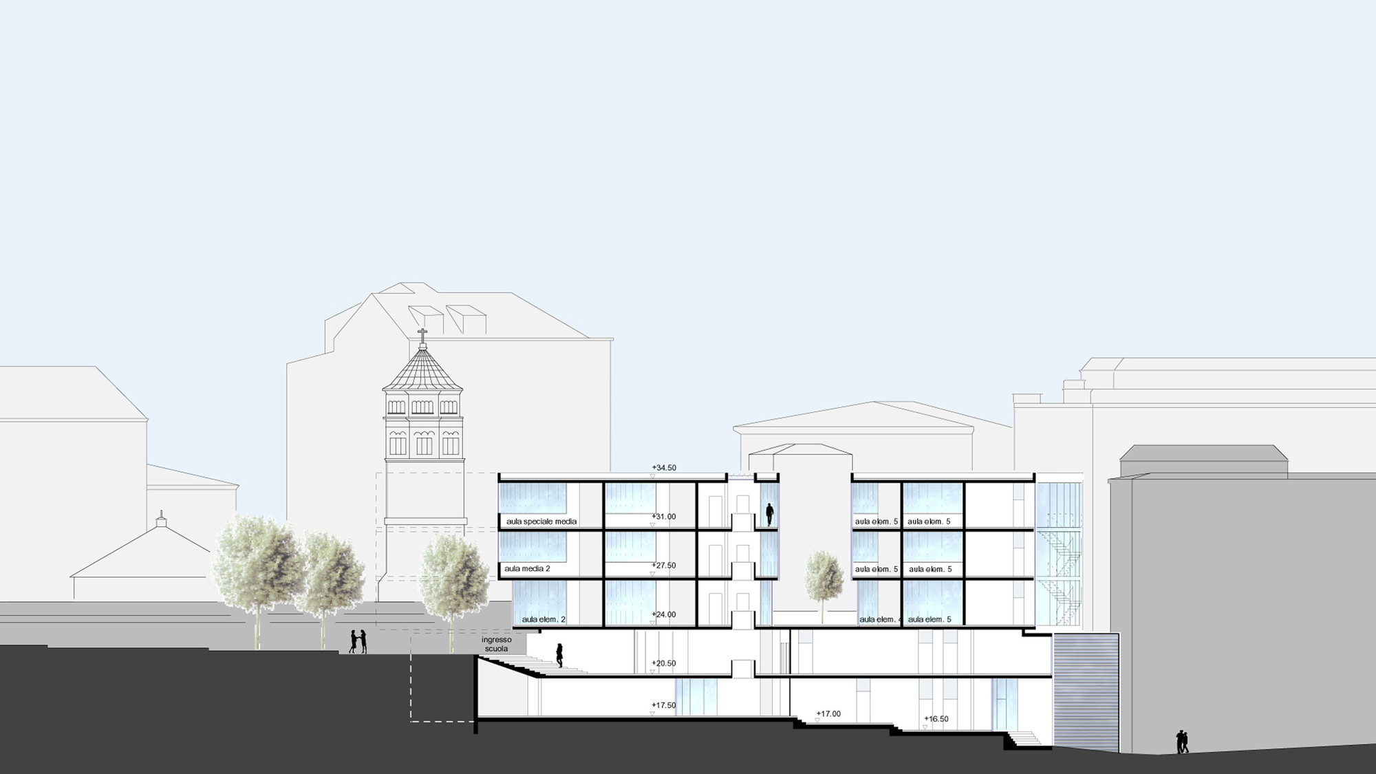 Gallery of New School In Piazza Delle Erbe / PFP Architekten - 17