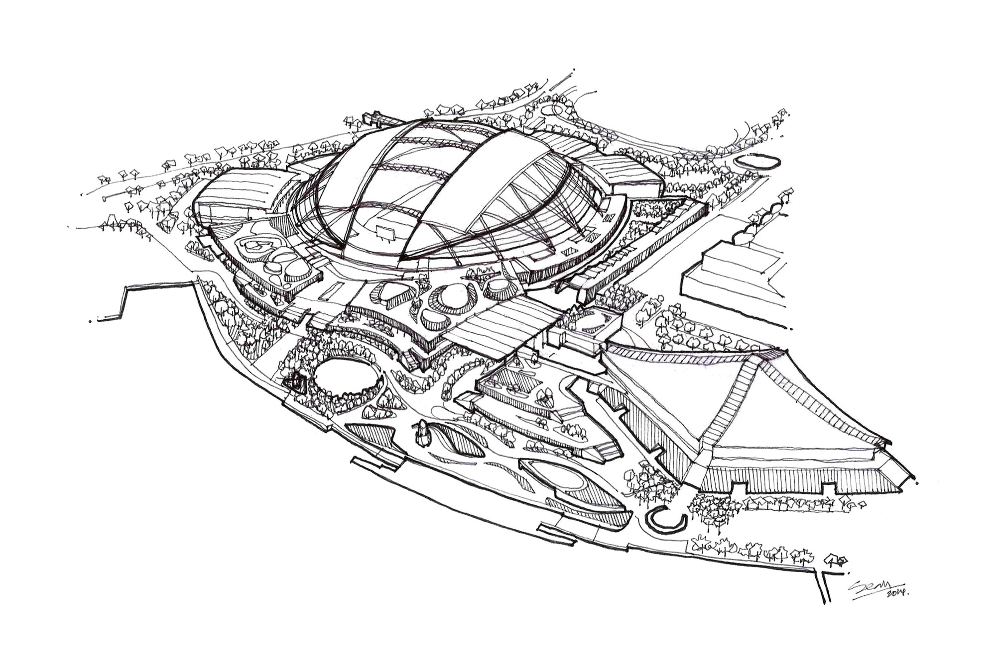 Gallery of Singapore SportsHub / DPArchitects - 59