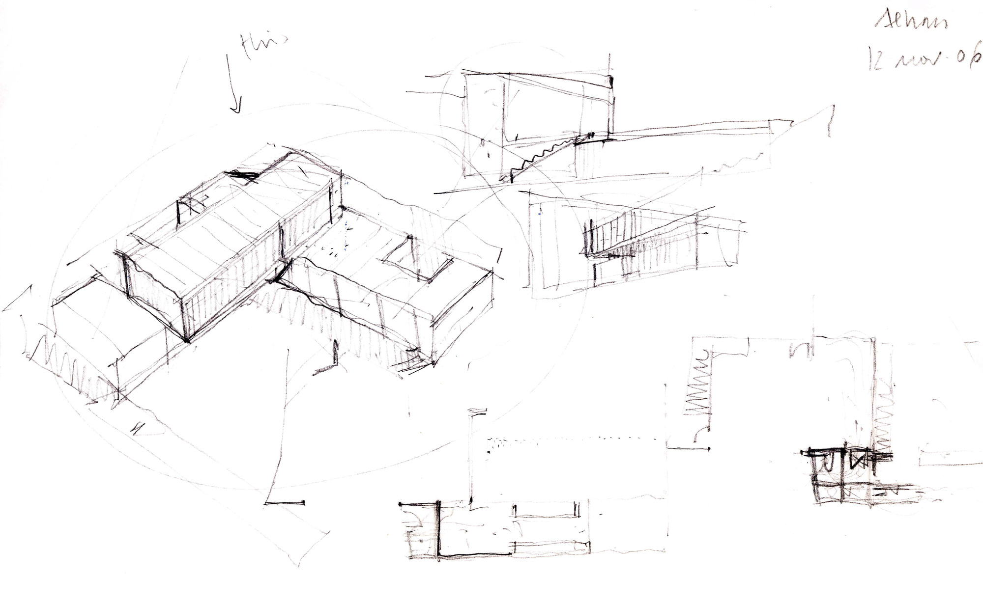 Gallery of Dos Casas Unifamiliares + Pabellón de Visitas / Sergi Serra ...