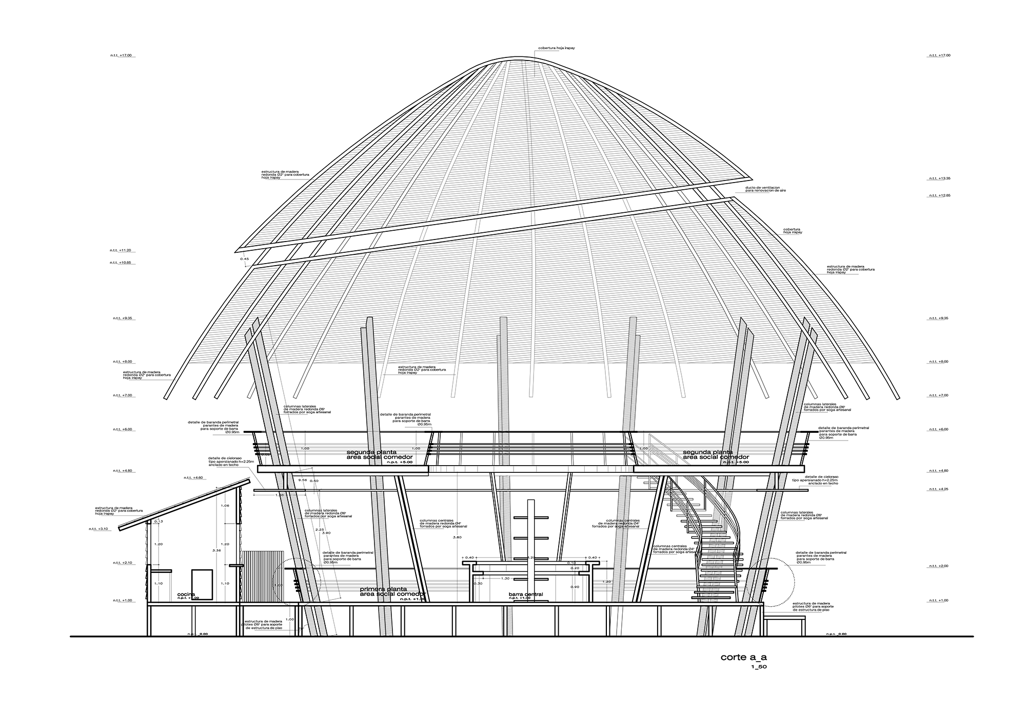 Galería de Treehouse Lodge: Imponentes estructuras de madera para ...