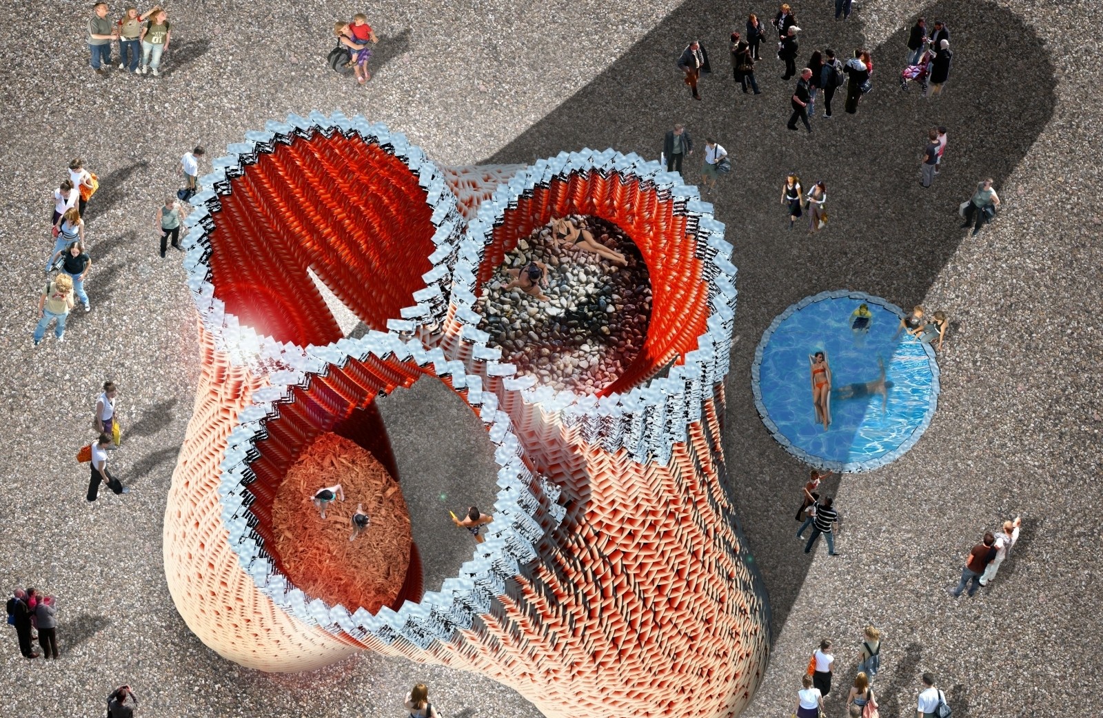 Galería de Biodiseño: YAP MoMA inaugura Hy-Fi, la torre de ladrillos ...