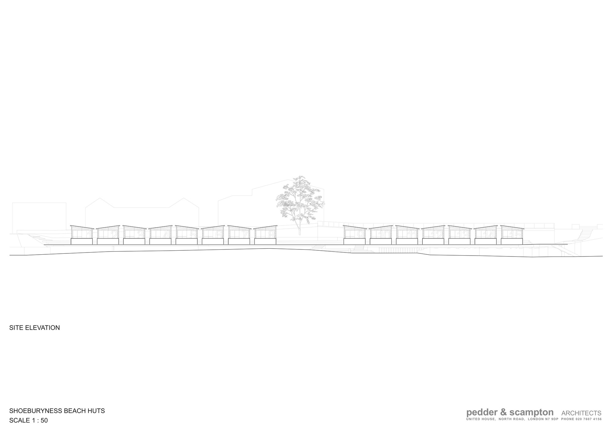 Gallery of New Beach Huts / Pedder & Scampton - 18