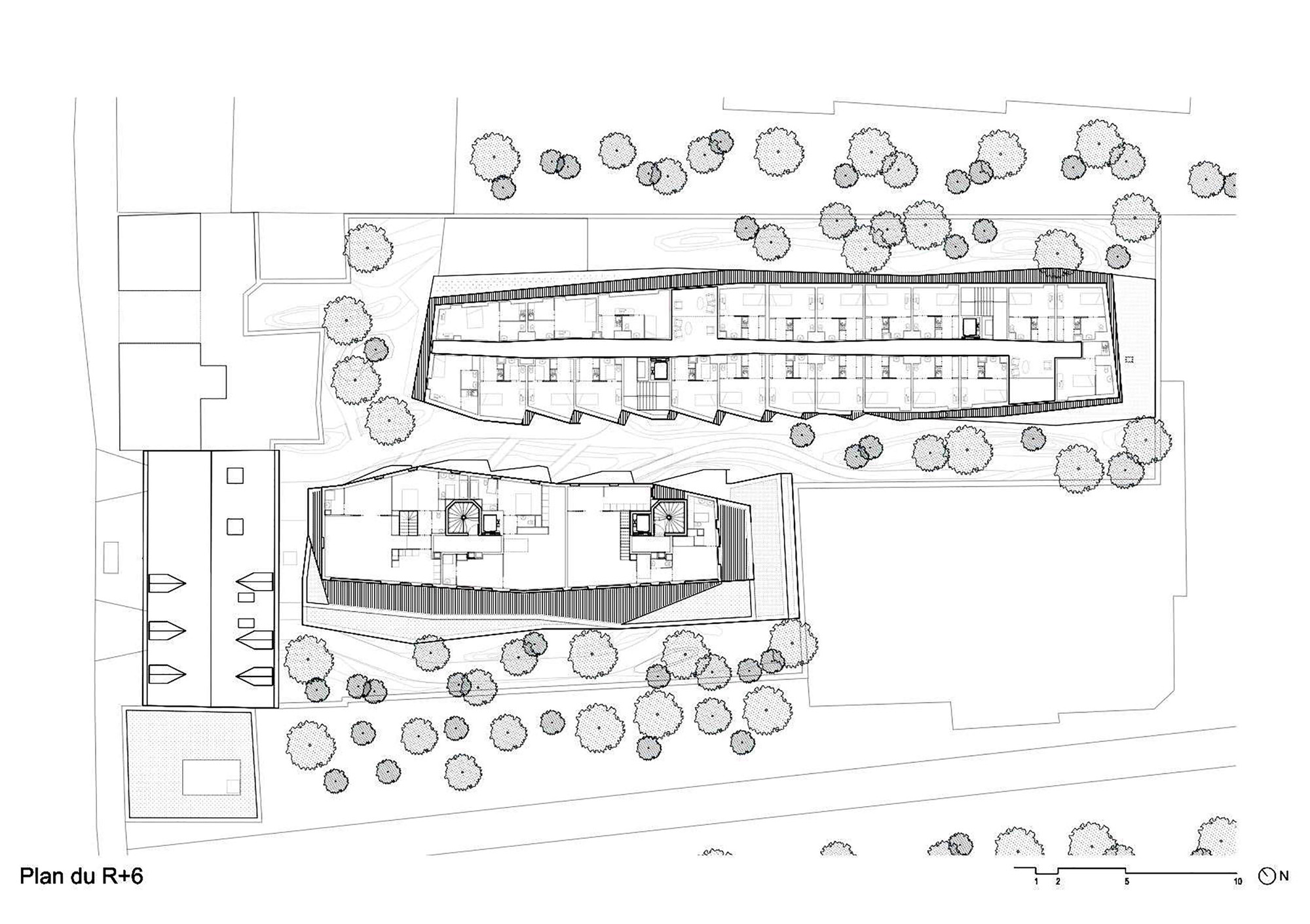 Gallery of Student Hall of Residence + Family Homes / Babled Nouvet ...