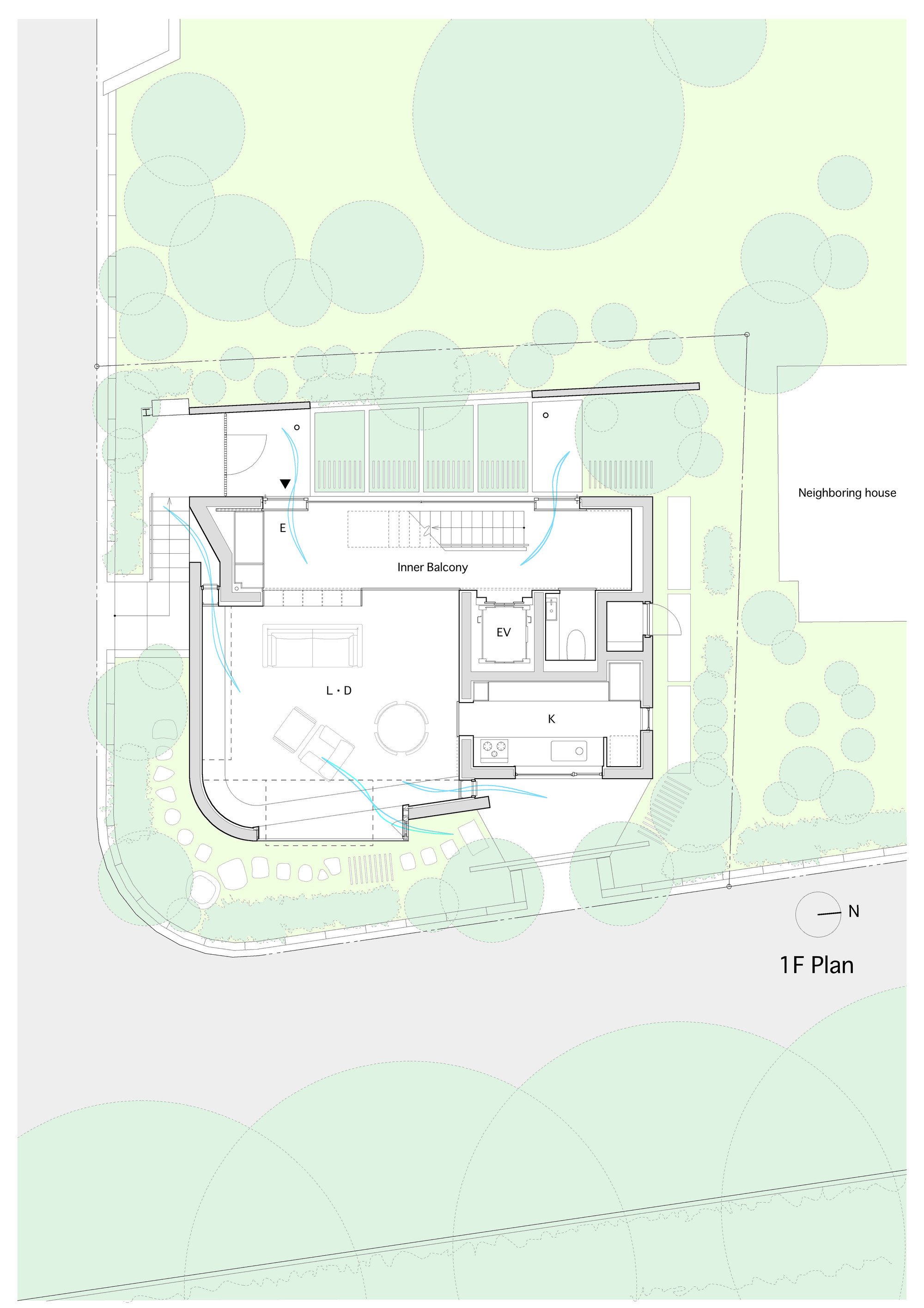 Gallery of House for Green, Breeze and Light / Yaita and Associates - 25