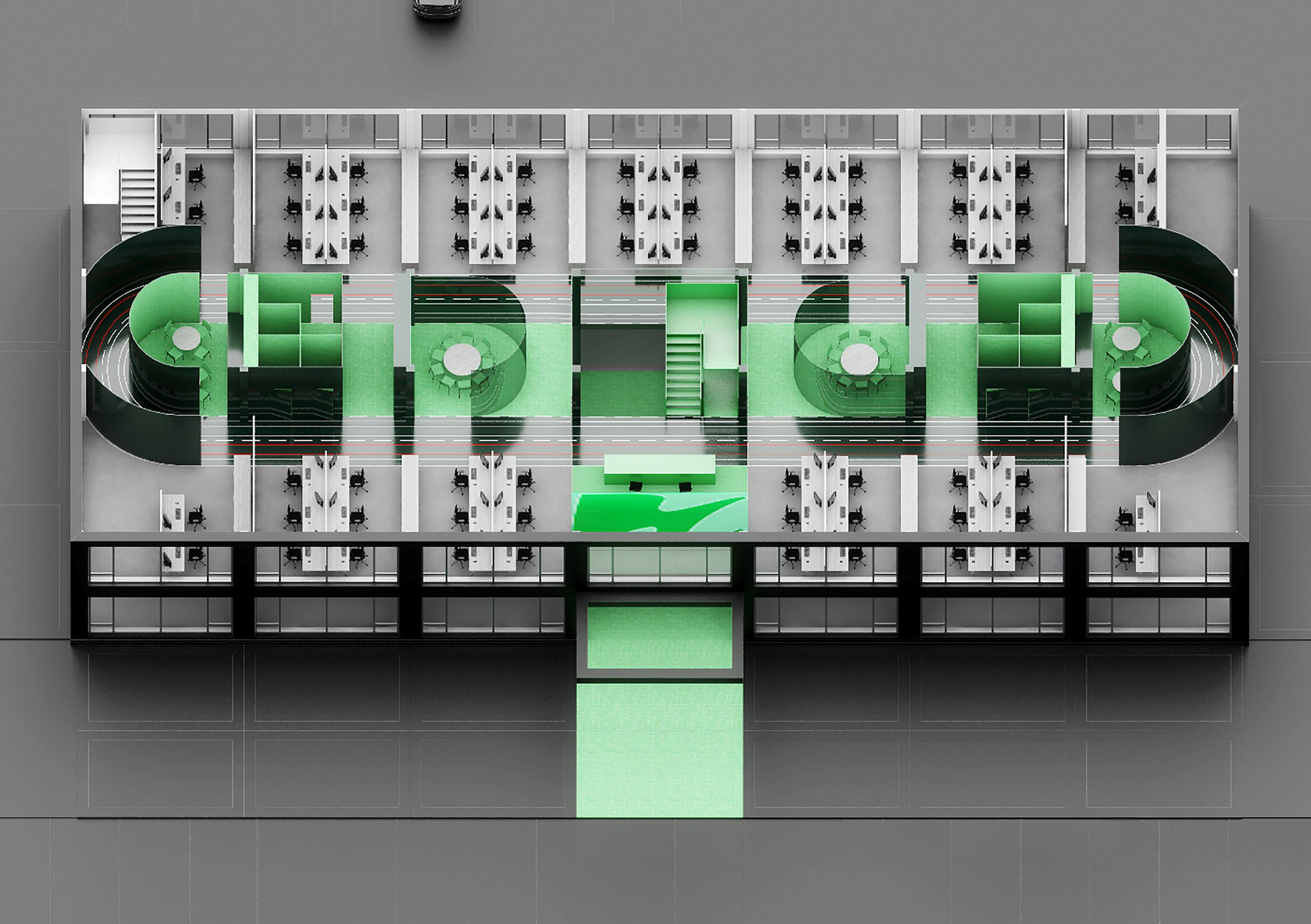 Gallery of Transport and Logistic Company Office building / 4PLIUS ...