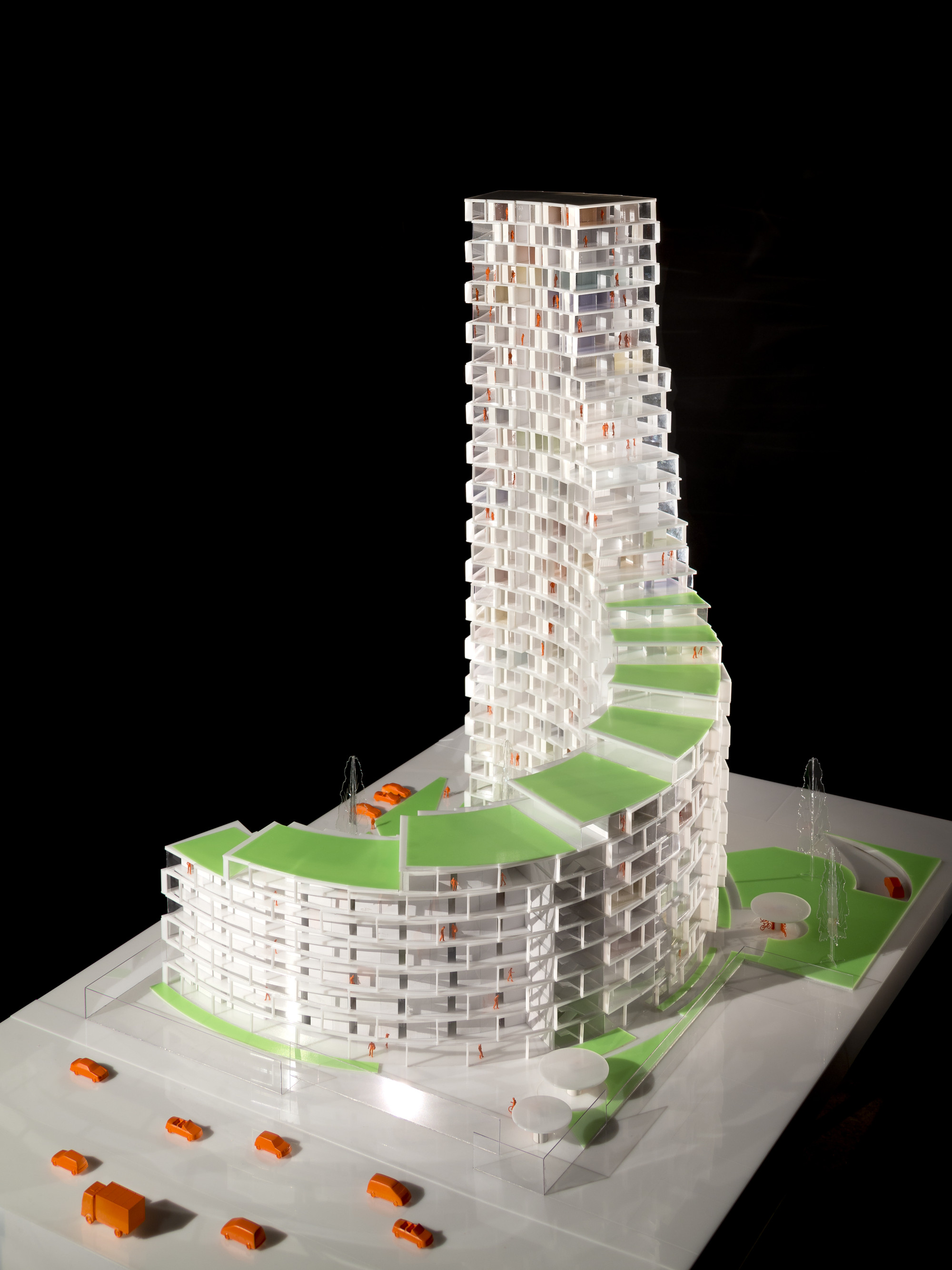 Gallery of 3XN Designs Affordable Housing Tower in Denmark - 4