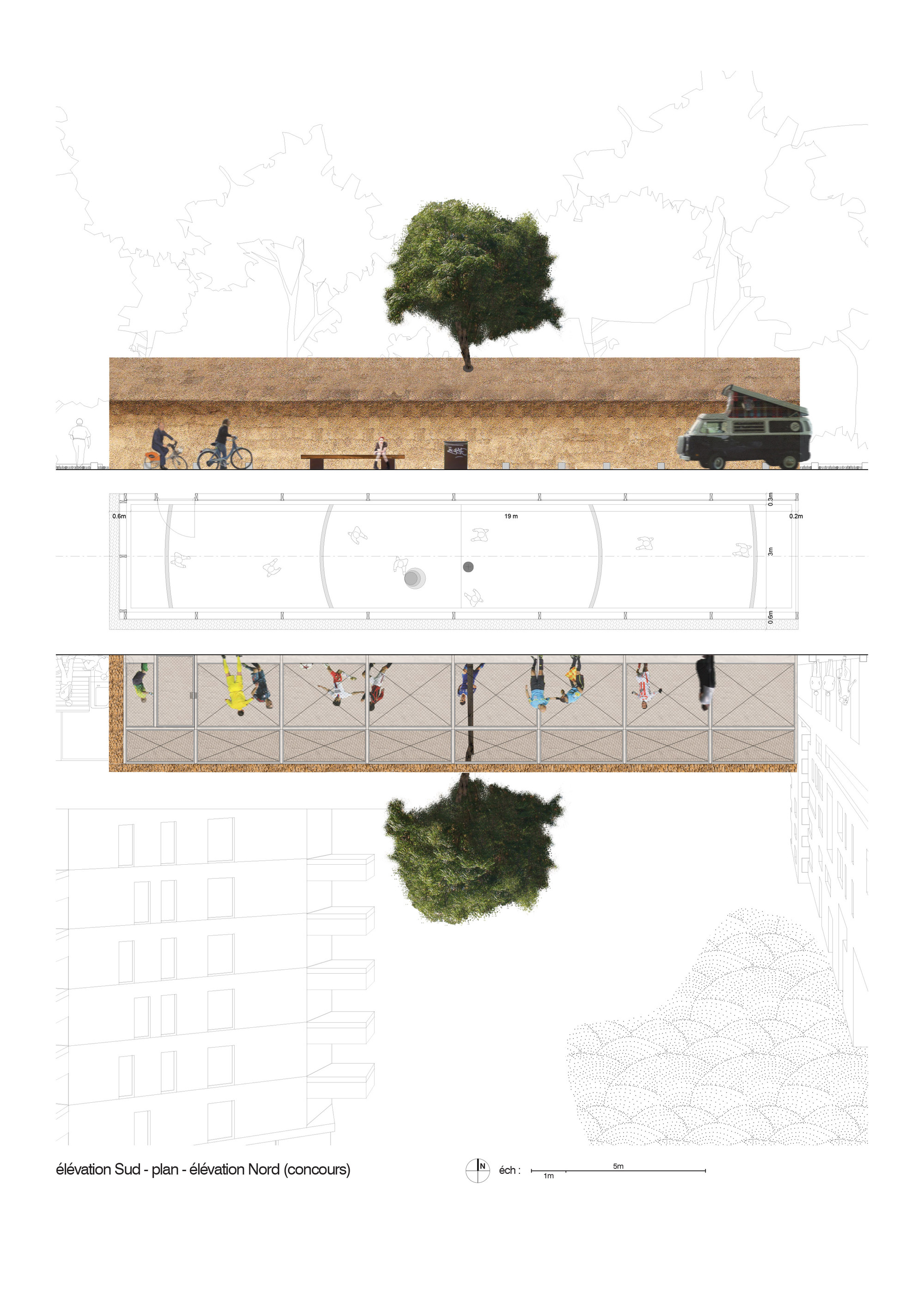 Gallery of Football Playground / Guinée et Potin Architects - 13