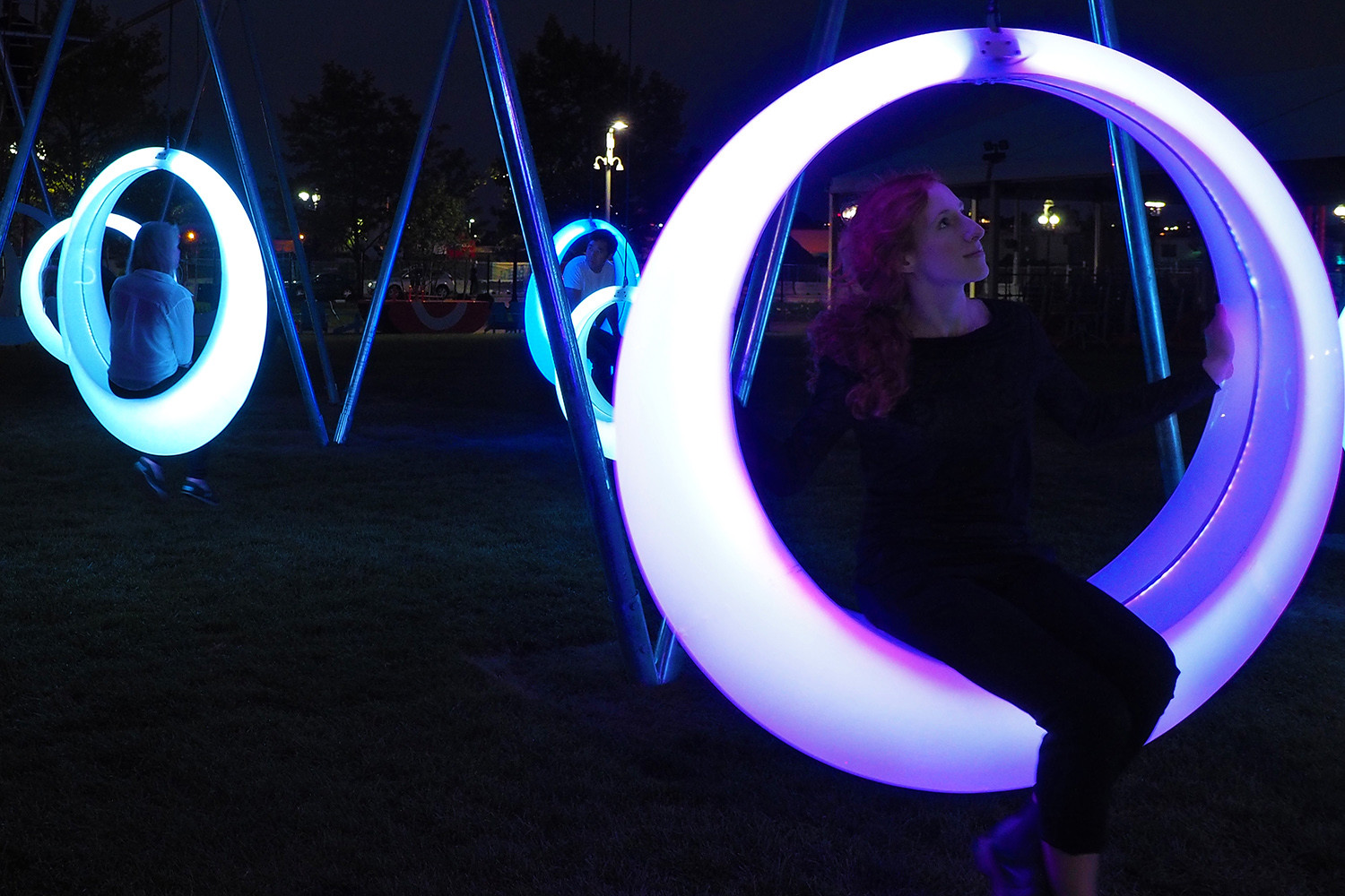 Gallery of Get Swinging in Boston on these Glowing LED Hoops - 15