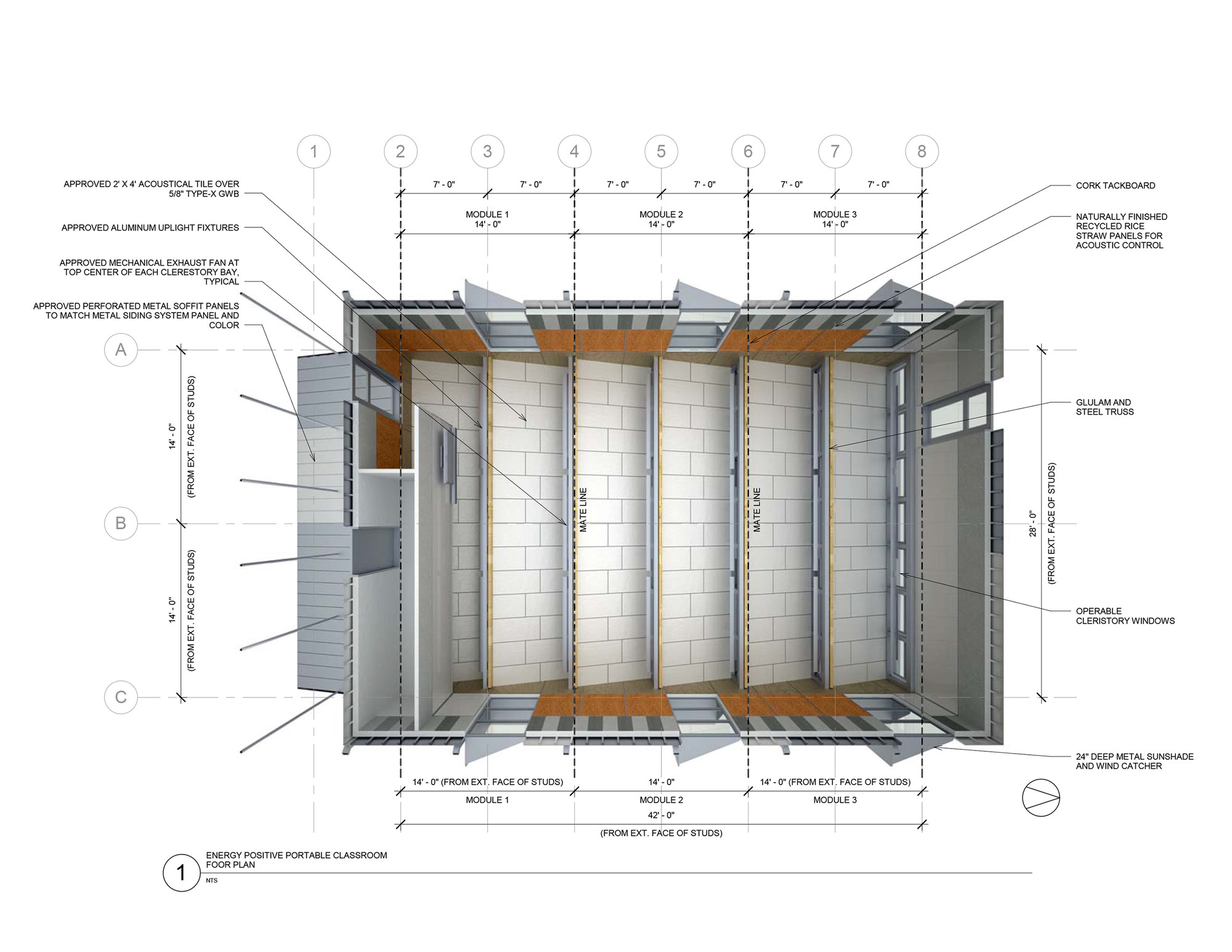 Gallery of Energy Positive Relocatable Classroom / Anderson Anderson ...