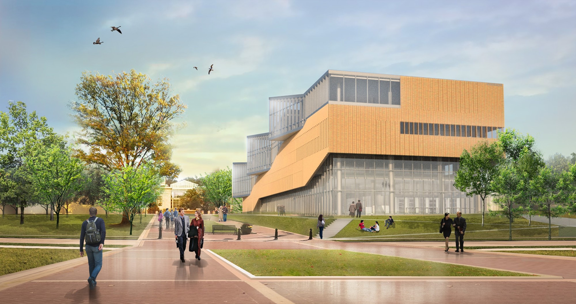 Gallery of Kent State Breaks Ground on WEISS/MANFREDI-Designed Center ...