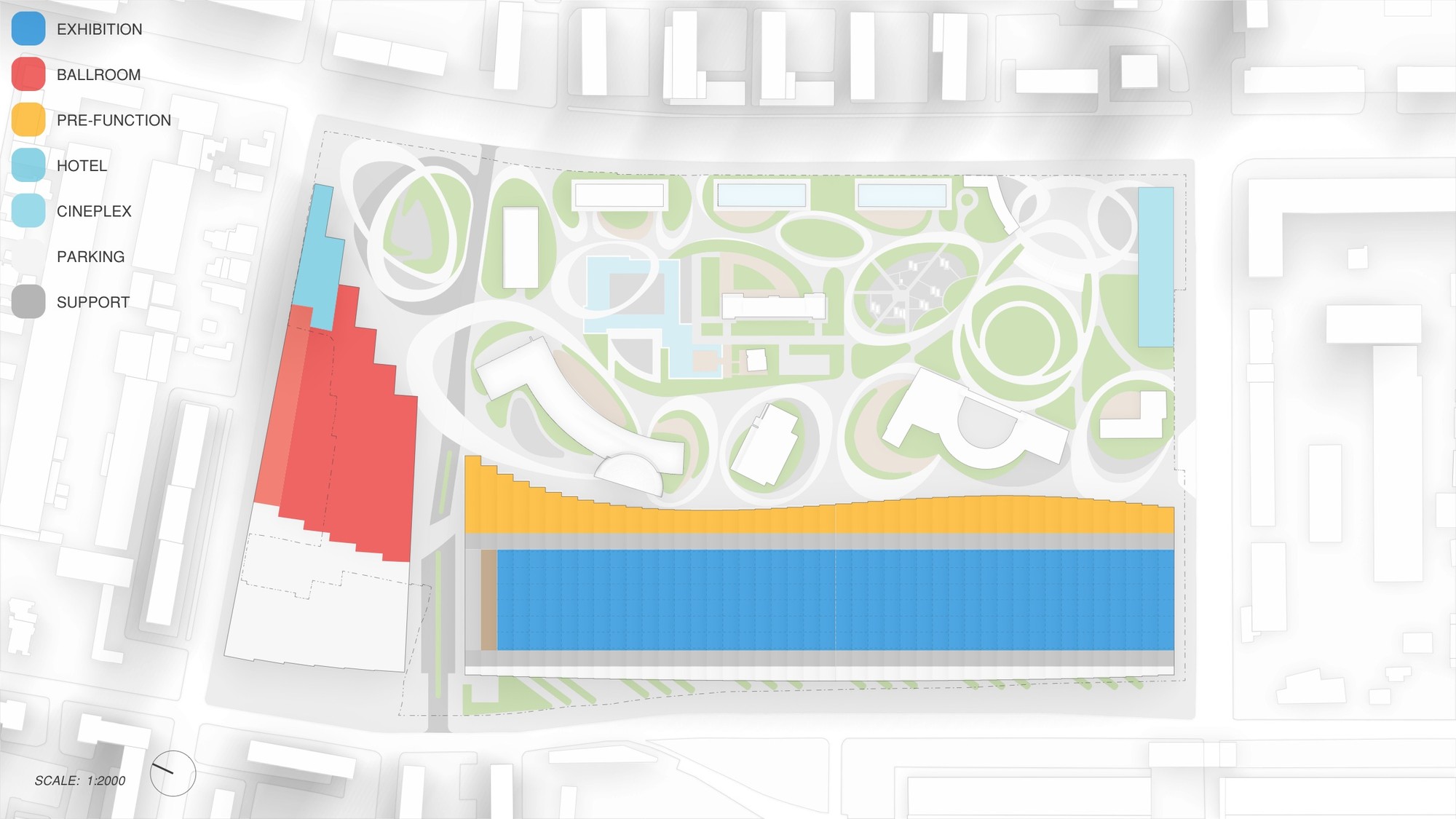 Gallery of Trahan Architects Design “Expo Georgia” Convention Center ...