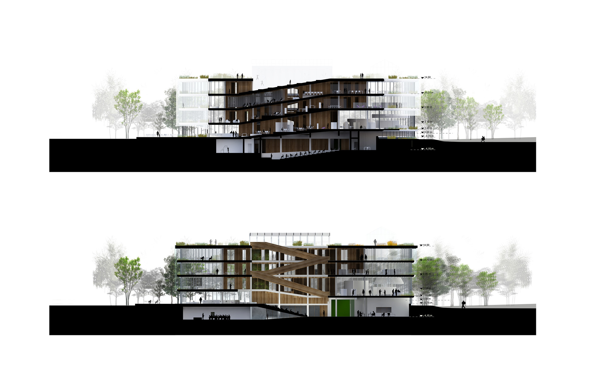Gallery of Competition Entry: OYO's Kortrijk Campus Scheme Awarded ...