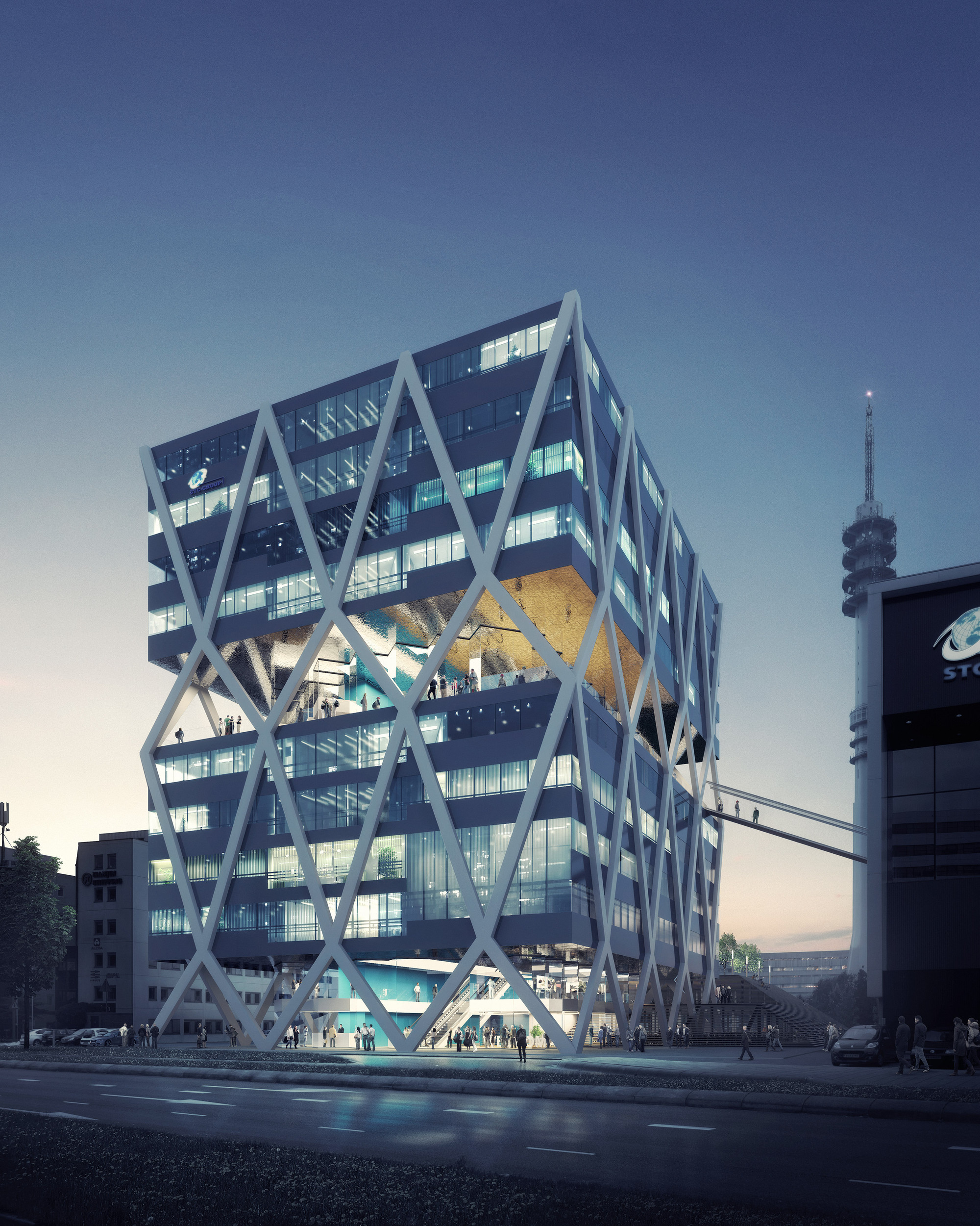 Gallery of Higher Education in Rotterdam / JHK Architecten ...