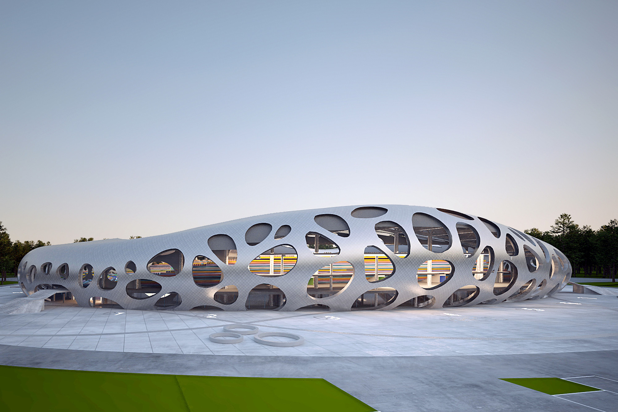 Gallery of Football Stadium Arena Borisov / OFIS Architects - 4