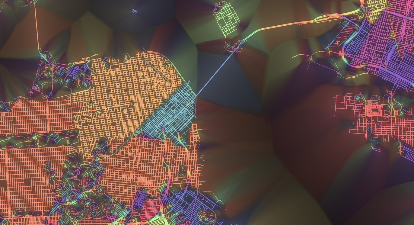 Gallery of Enter the Mesmerizing World of Rainbow Coloured Maps with ...