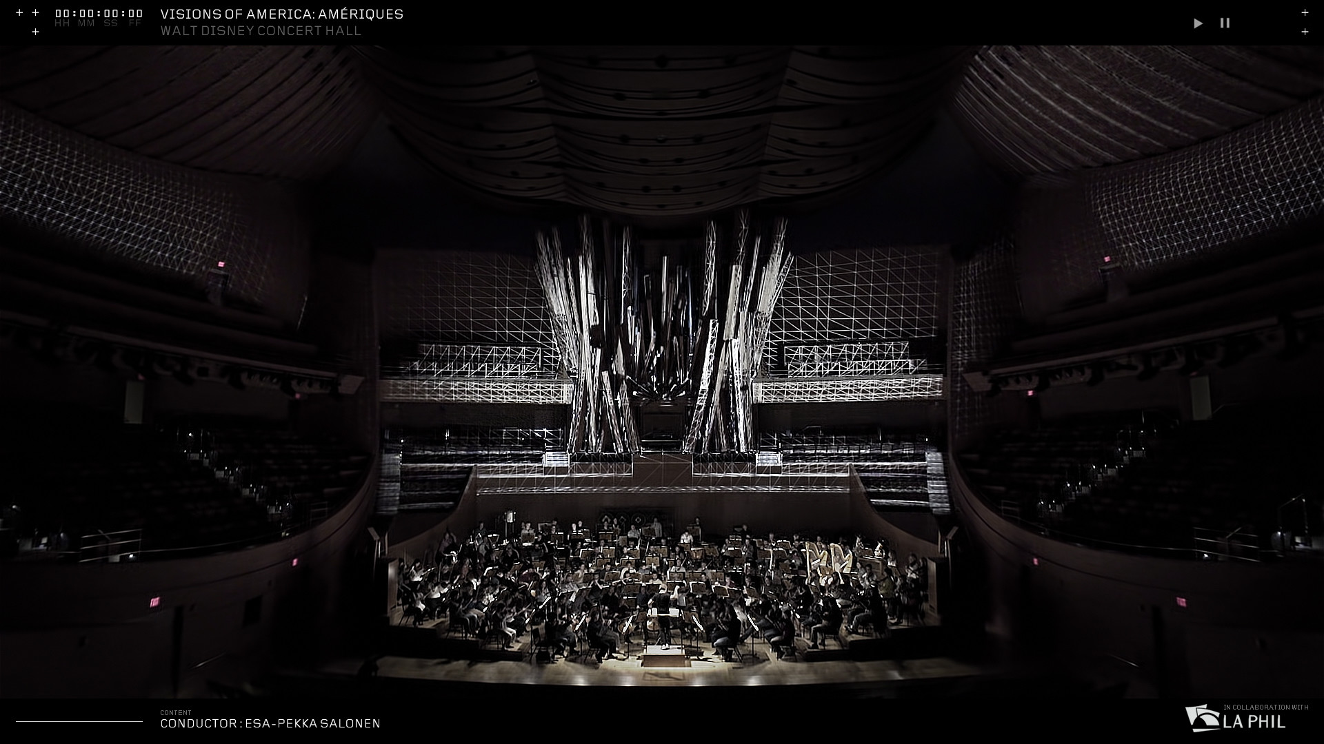 Gallery of Artist Uses Gehry's Concert Hall as Canvas in LA ...